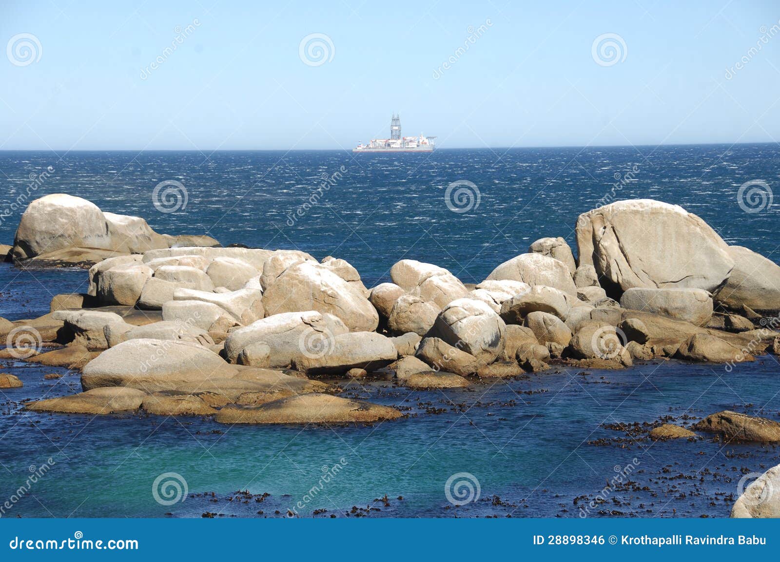 Rocks on shore stock photo. Image of holiday, seashore - 28898346