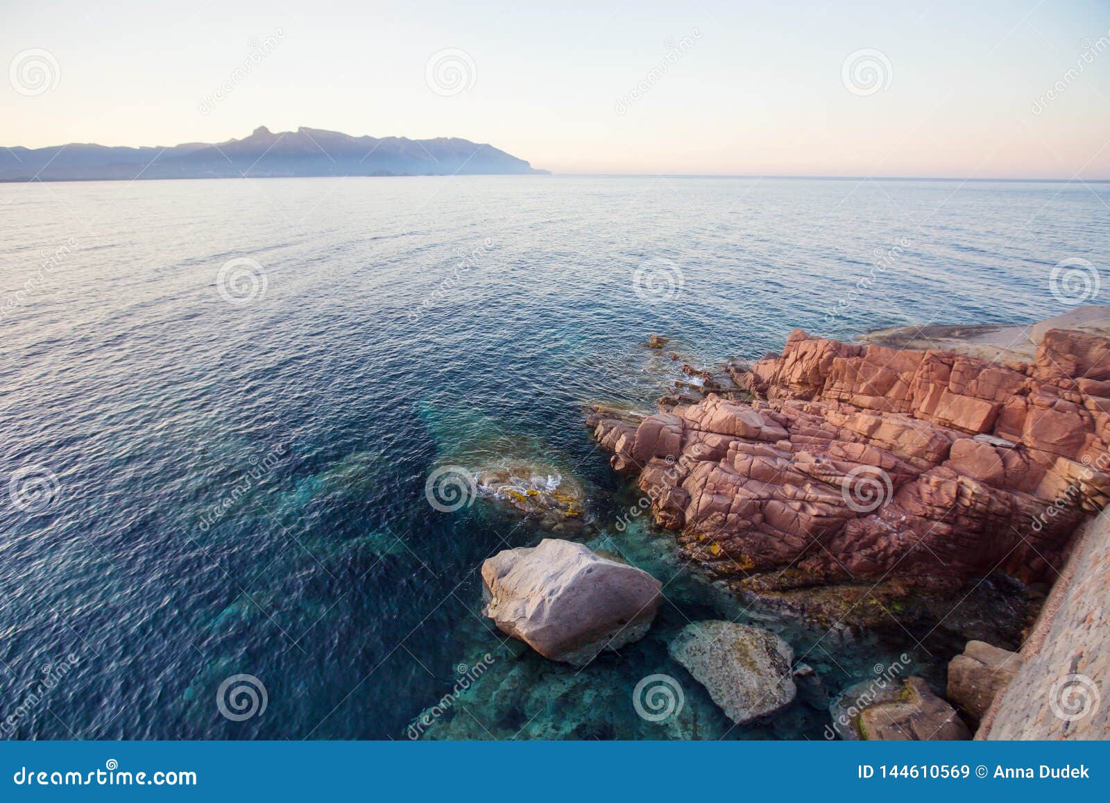 Rocks on the Shore in Arbatax, Sardinia Stock Image - Image of scenery ...