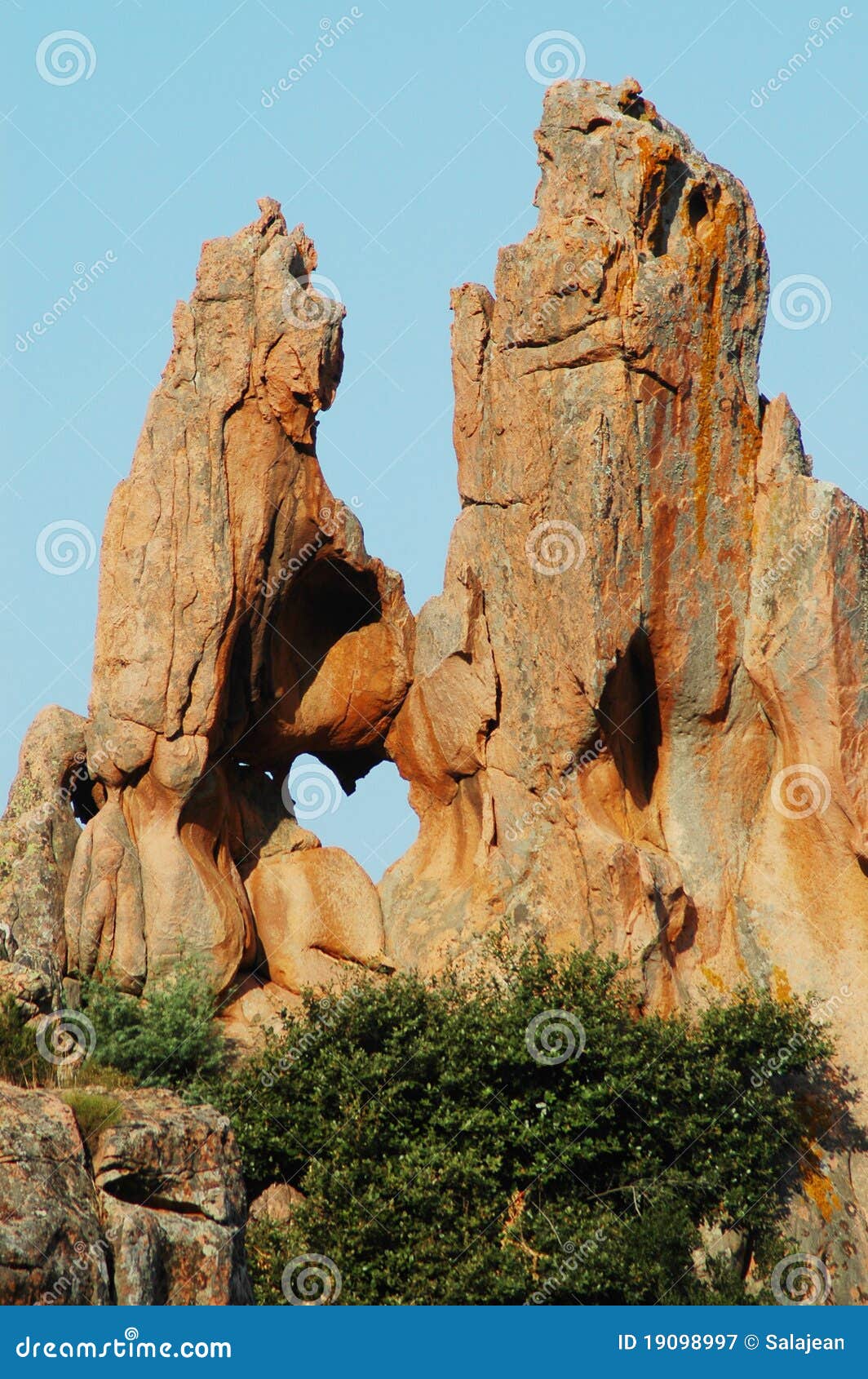 Rocks Showing Heart Shaped Hole Stock Image - Image of outdoor ...