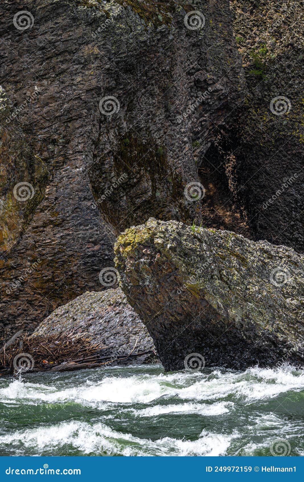 Rocks in the Spokane River stock image. Image of state - 249972159