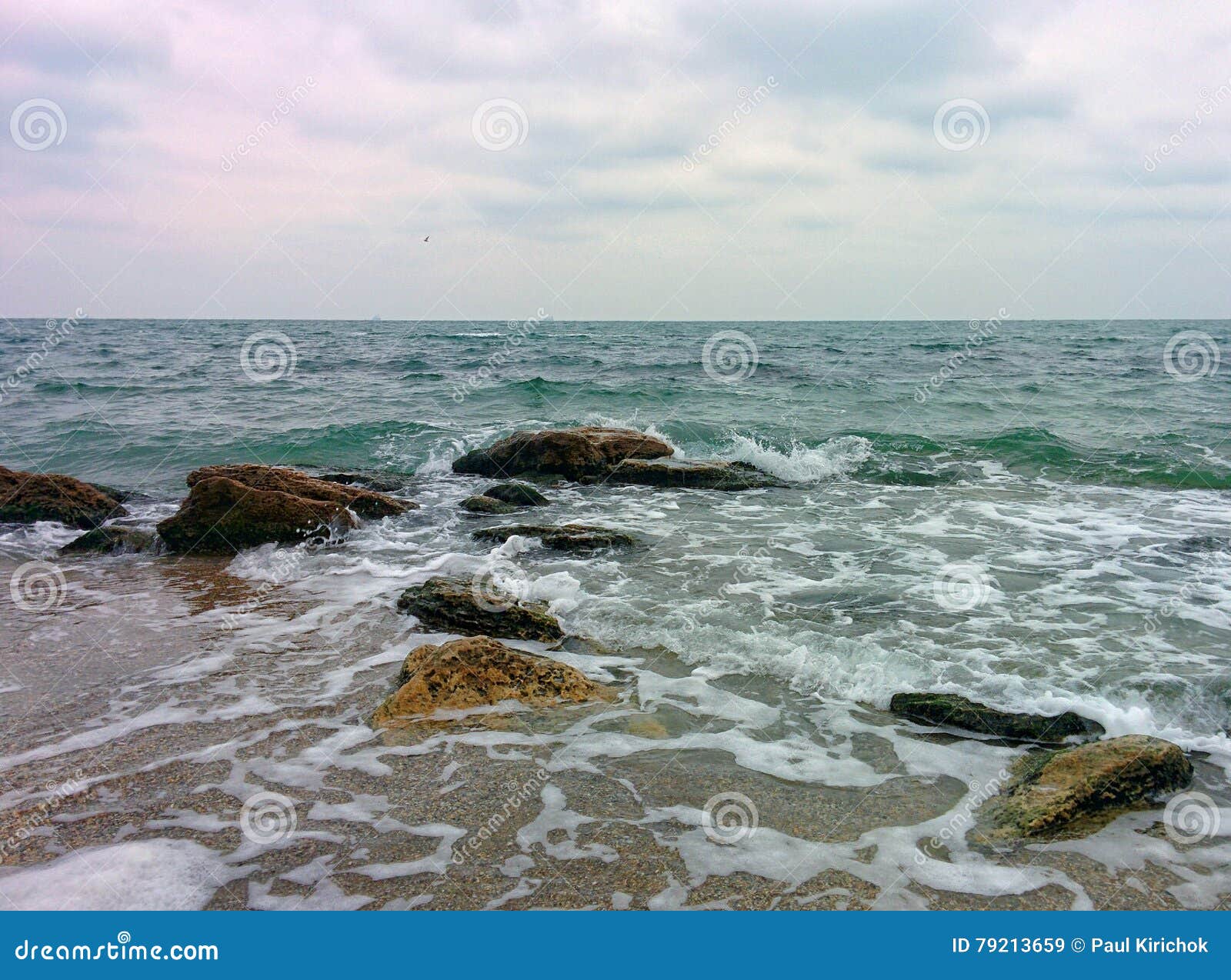 Rocks and Stones on Shallow Water Stock Image - Image of shallow ...