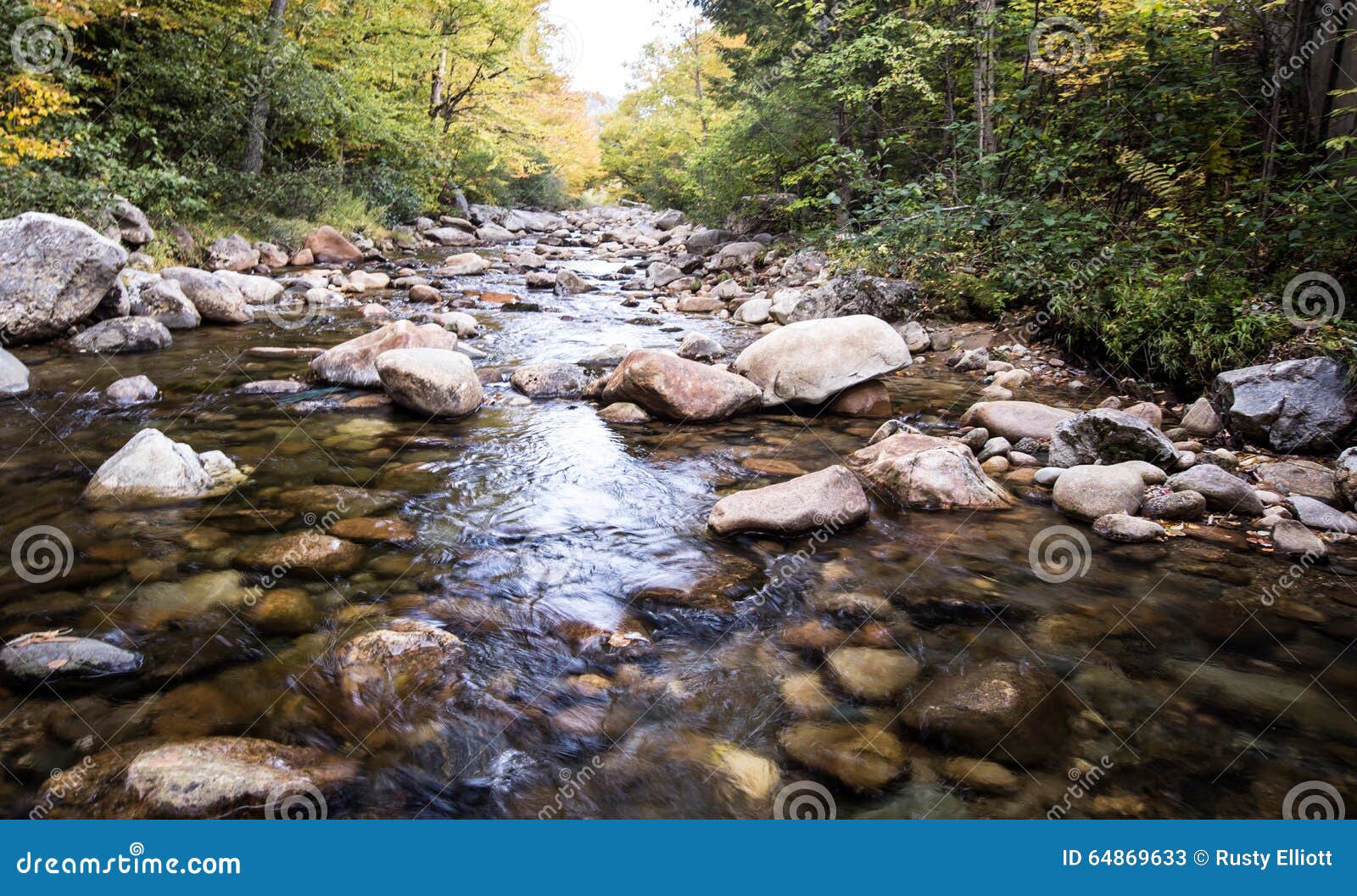Rocks in a stream stock image. Image of scenic, fall - 64869633