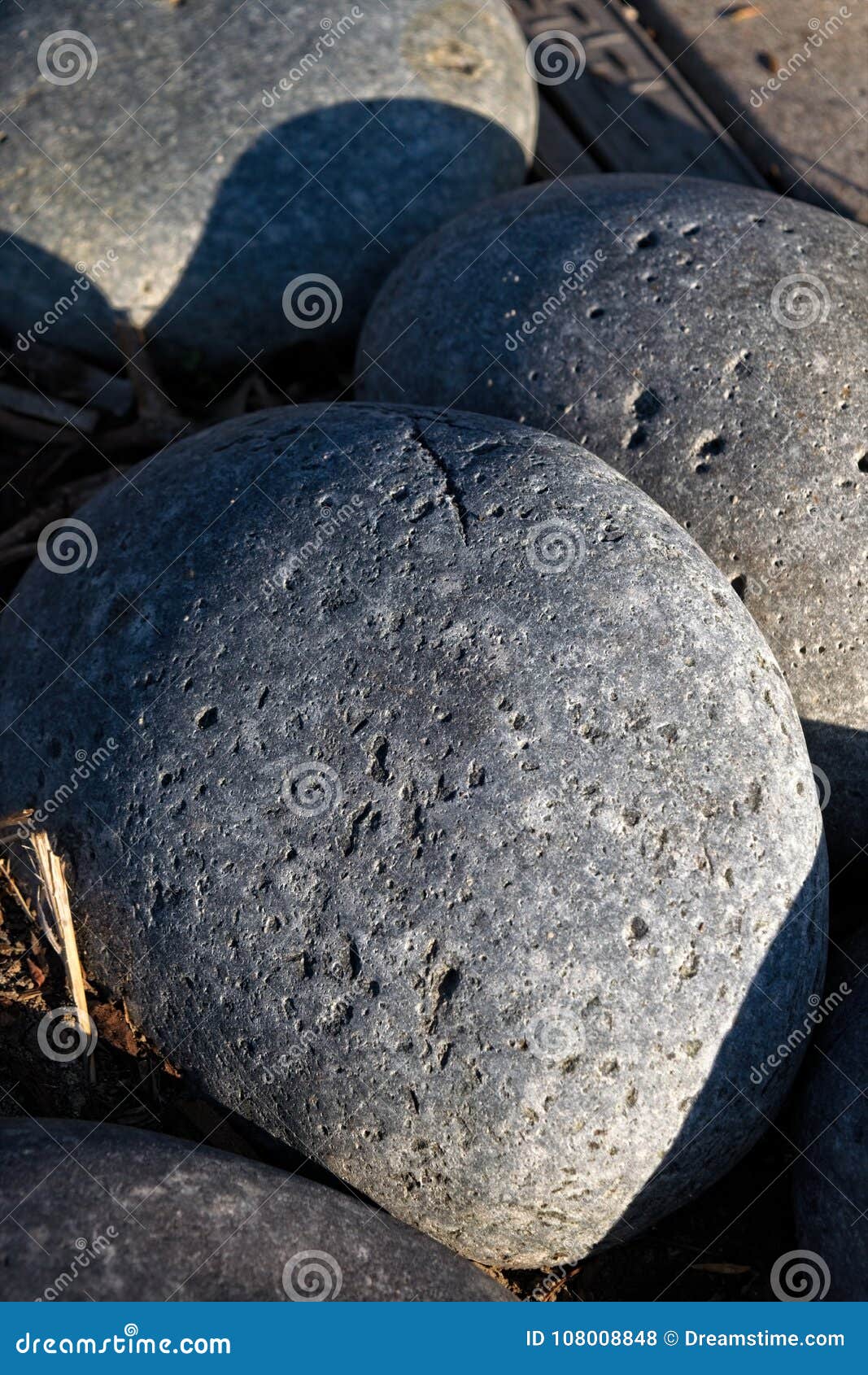 Rocks in the Sunlight stock photo. Image of rocks, round - 108008848