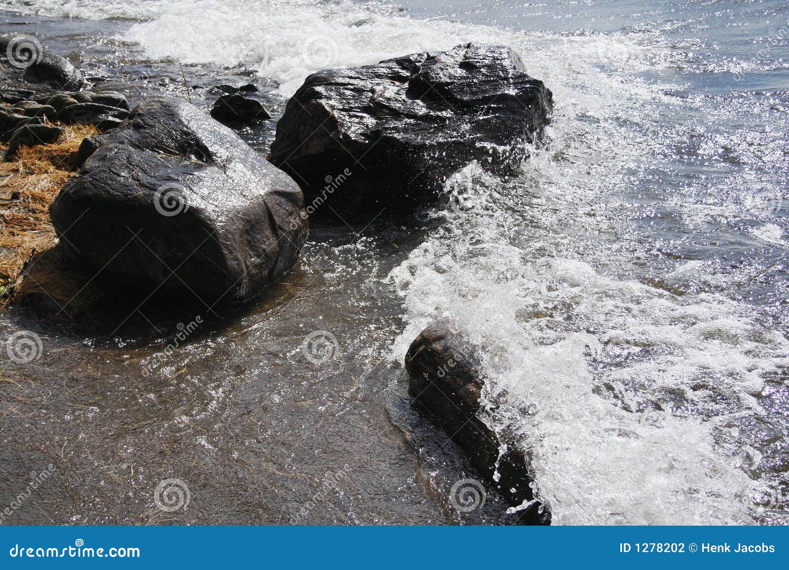 Rocks and Surf stock photo. Image of wave, powerful, surf - 1278202