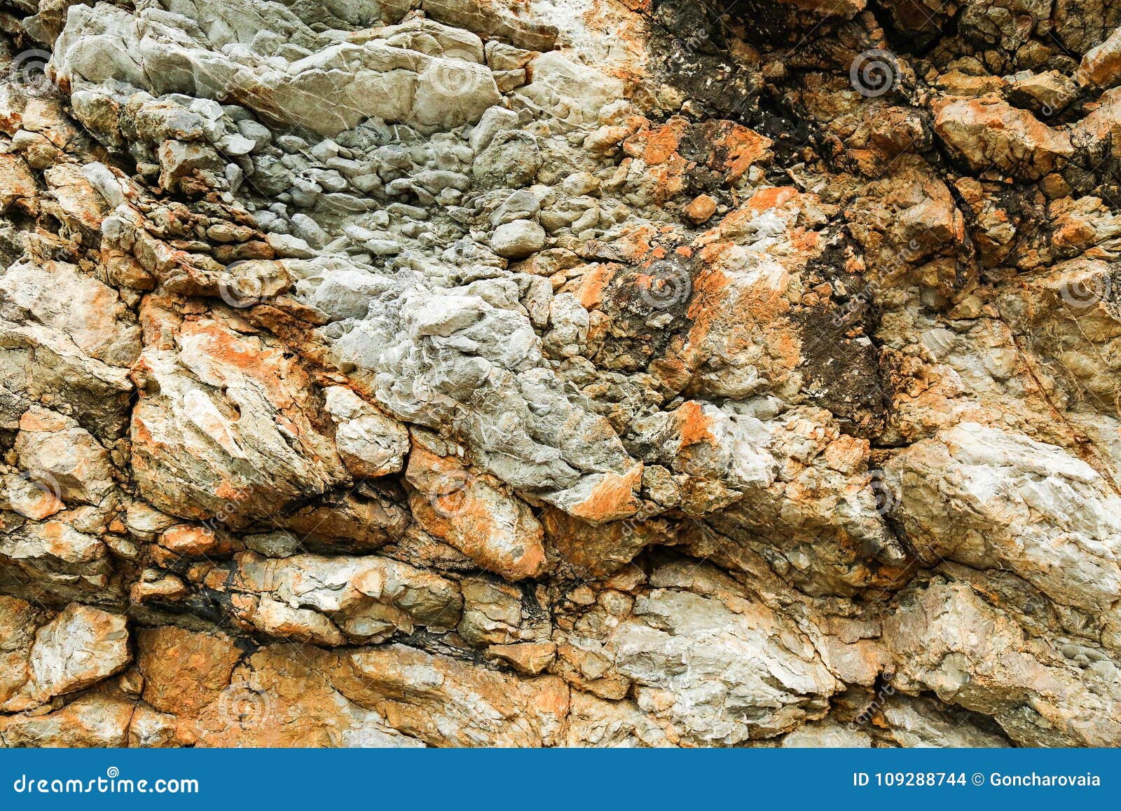 Rocks Surface, Cliffs Texture, Pile of Stones. Close-up Natural ...
