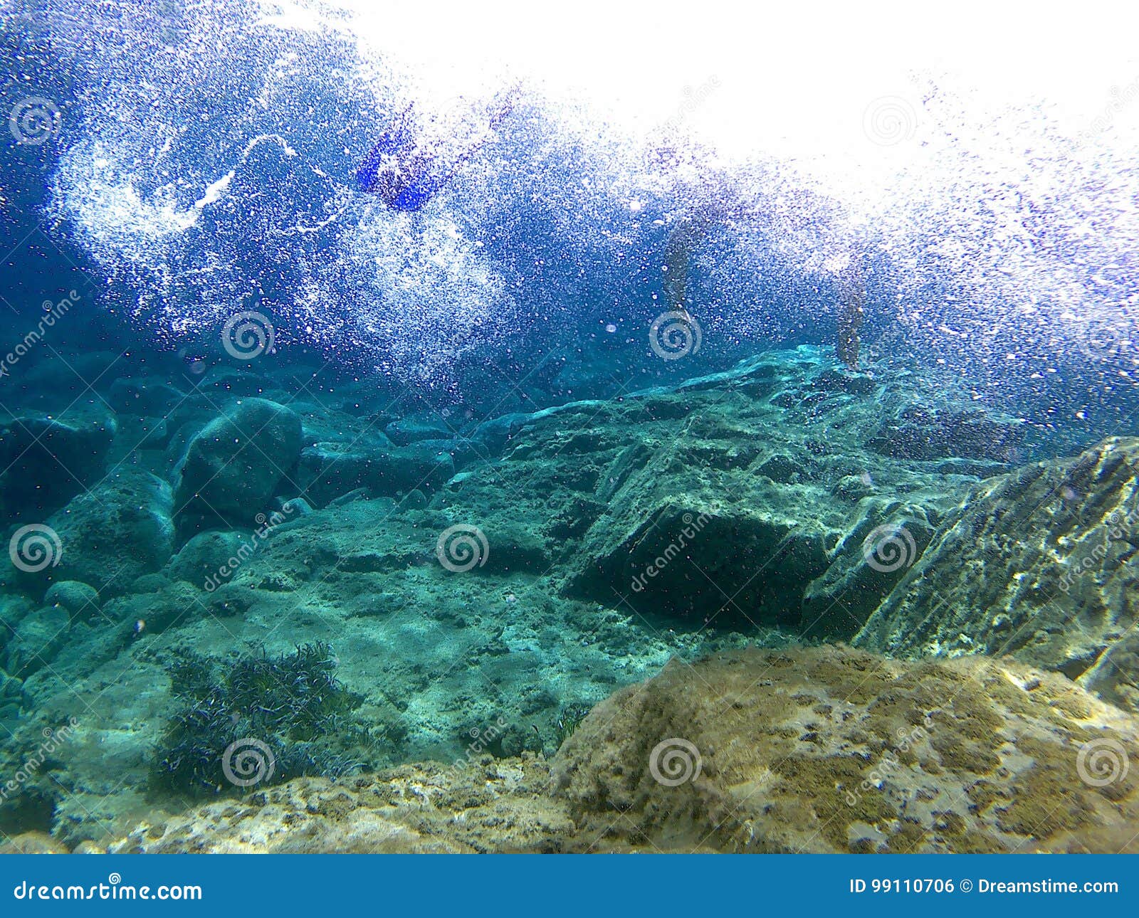 Rocks under the sea stock photo. Image of travel, backdrop - 99110706