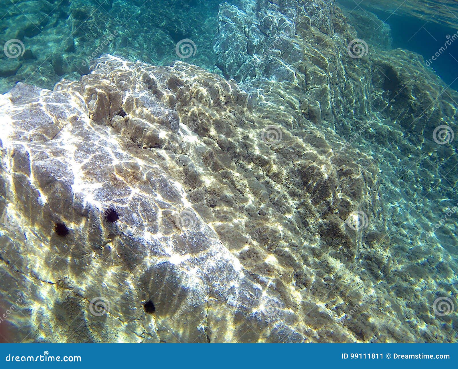 Rocks under the sea stock image. Image of turquoise, tourist - 99111811
