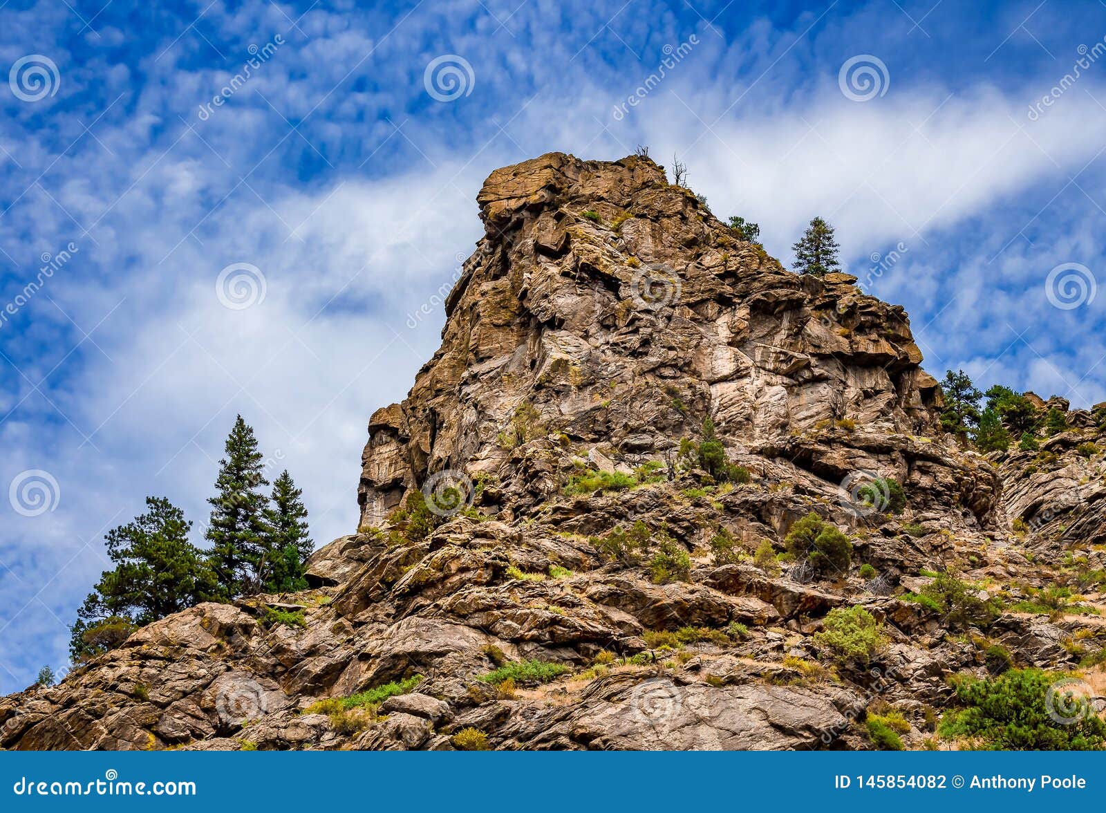 Rocks Upper Wild West Side of Colorado Stock Photo - Image of west ...