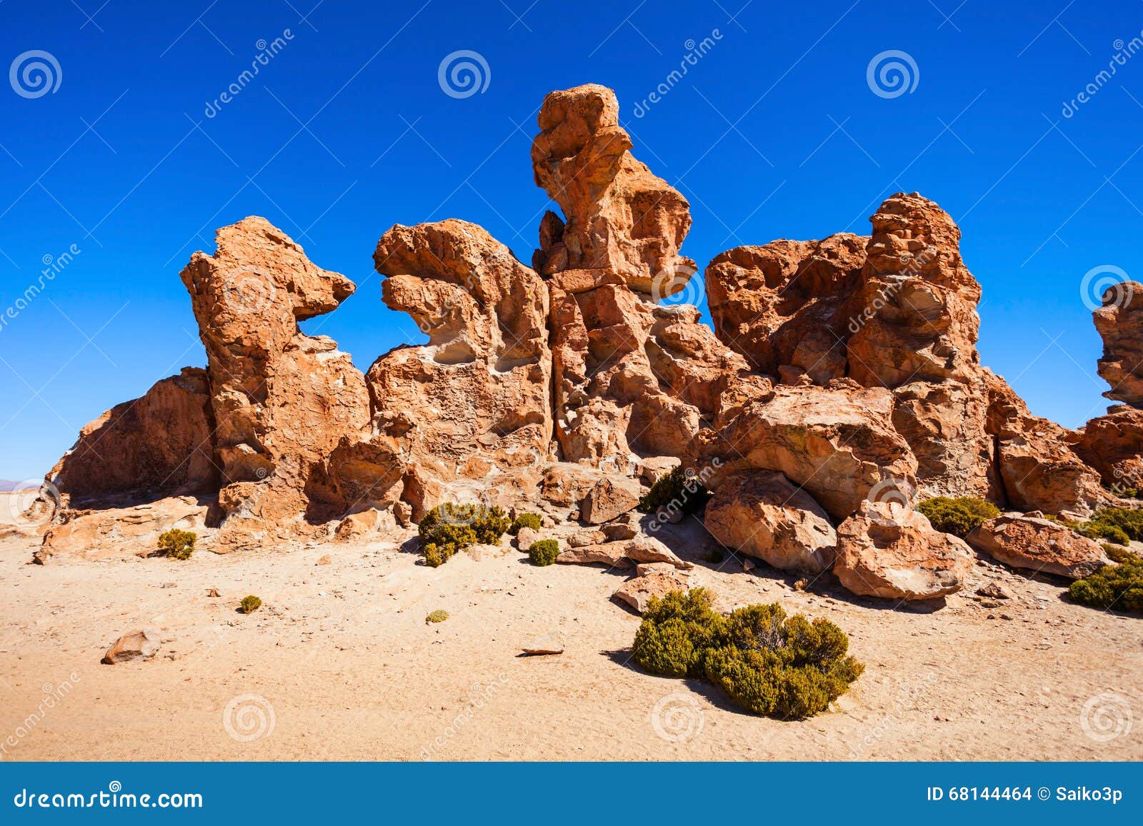 Rocks Valley, Bolivia stock photo. Image of high, altiplano - 68144464