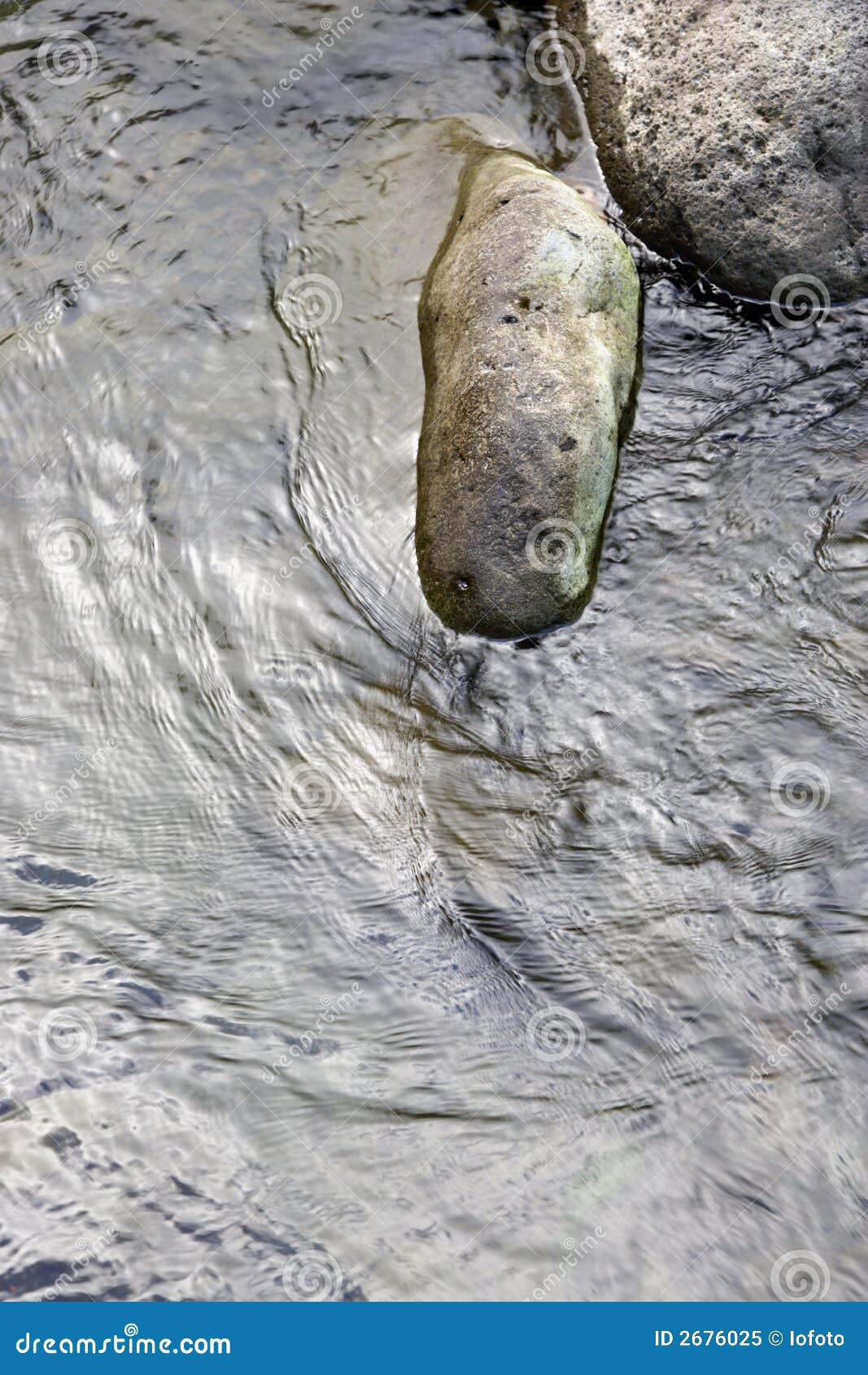 Rocks in water. stock image. Image of serene, park, rock - 2676025