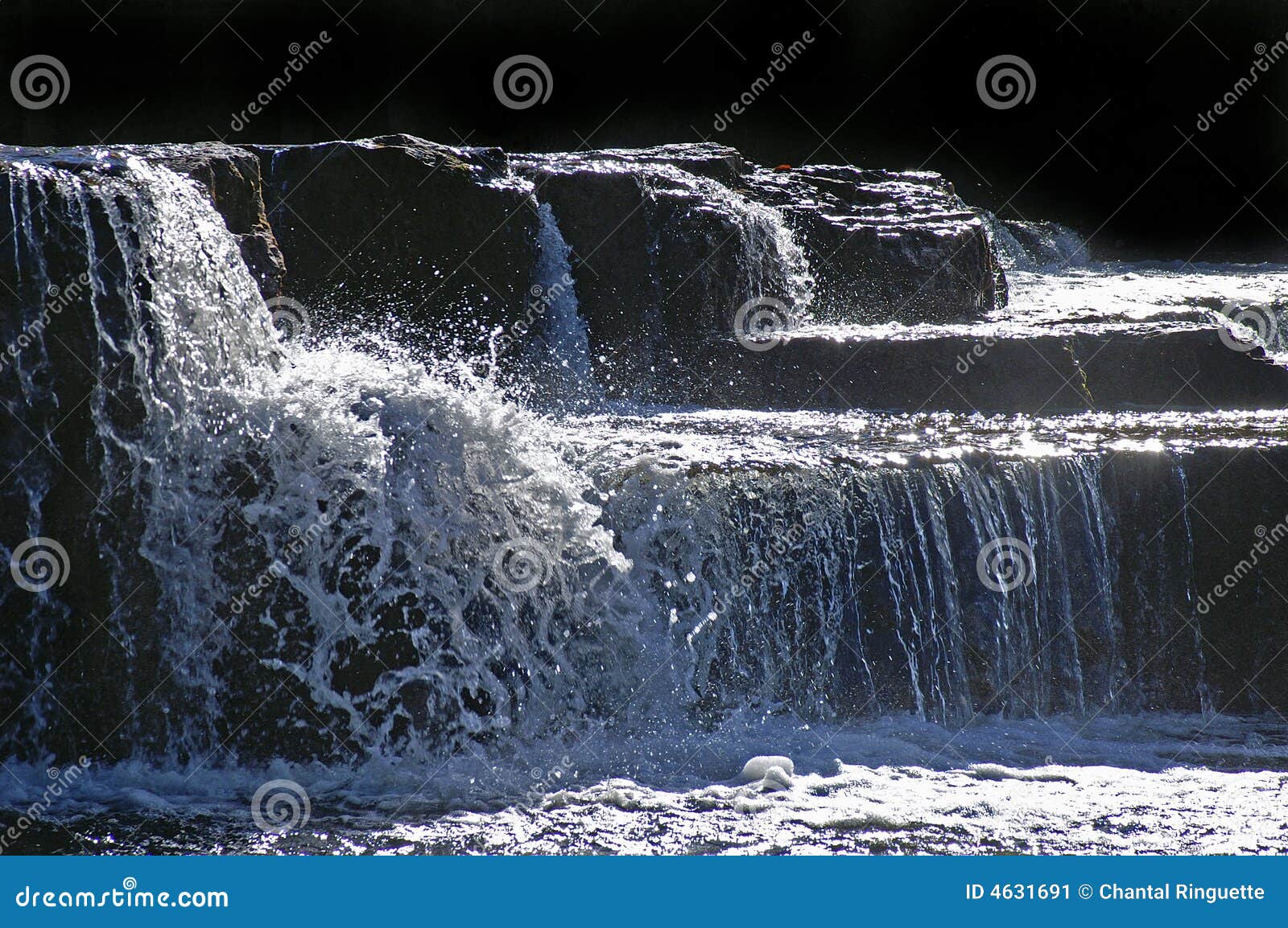 Rocks and water stock image. Image of cascading, flowing - 4631691
