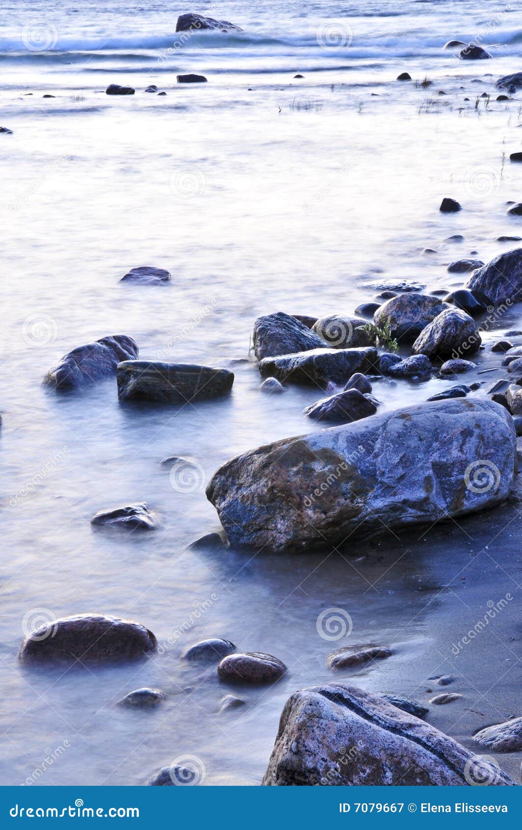 Rocks in water stock image. Image of lakes, natural, beach - 7079667