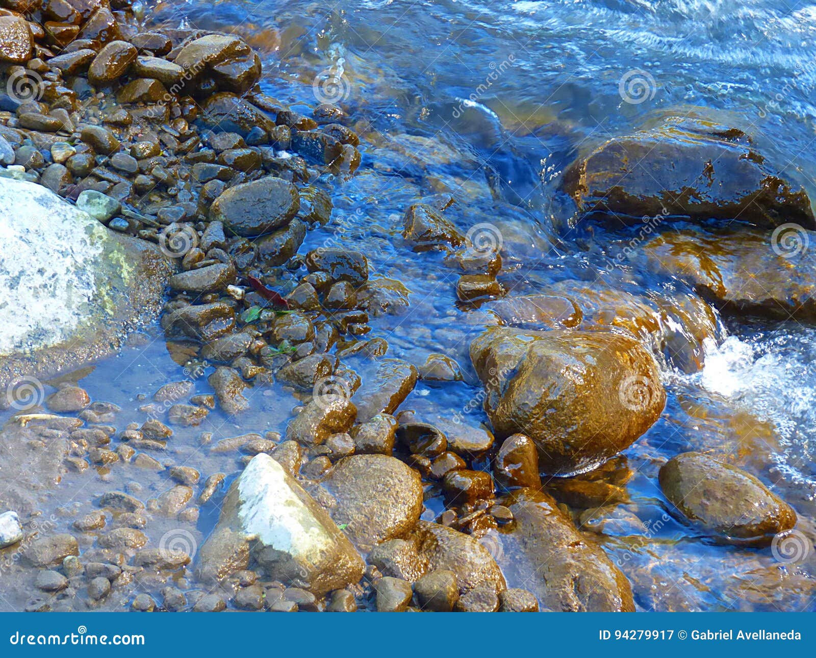 Rocks and water stock image. Image of hard, mineraloids - 94279917