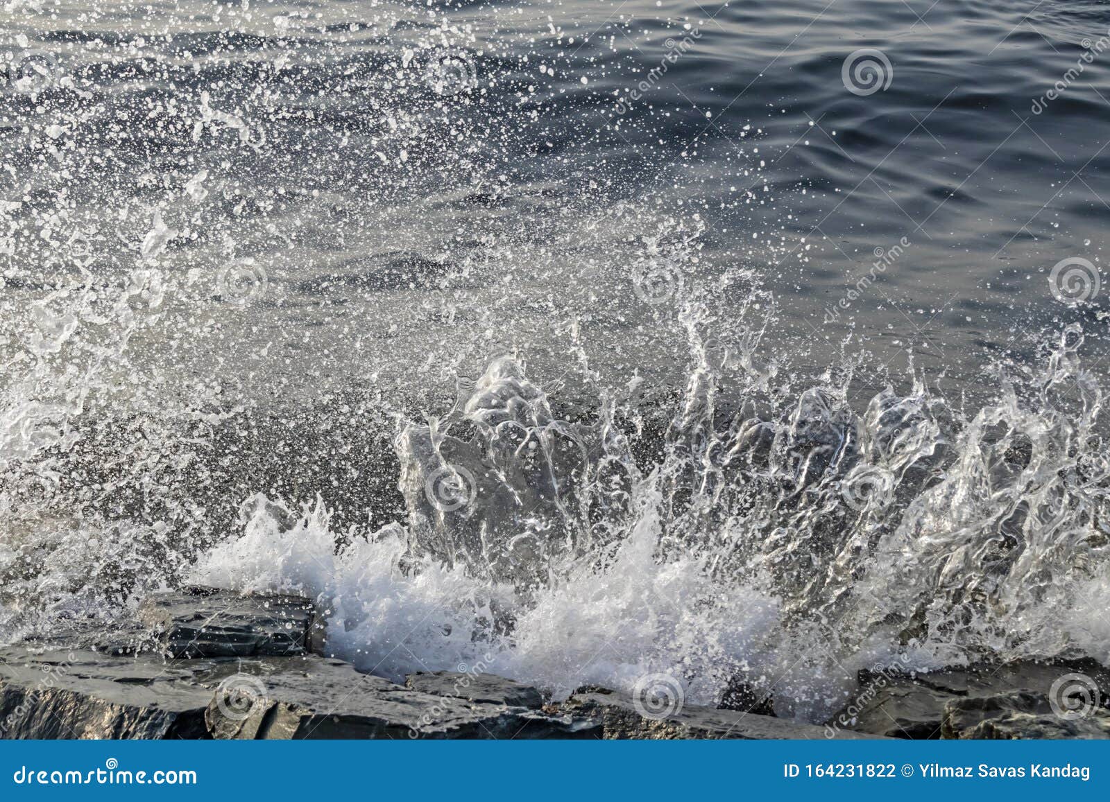 Rocks and Wave at the Sea Side Stock Photo - Image of seascape, outdoor ...