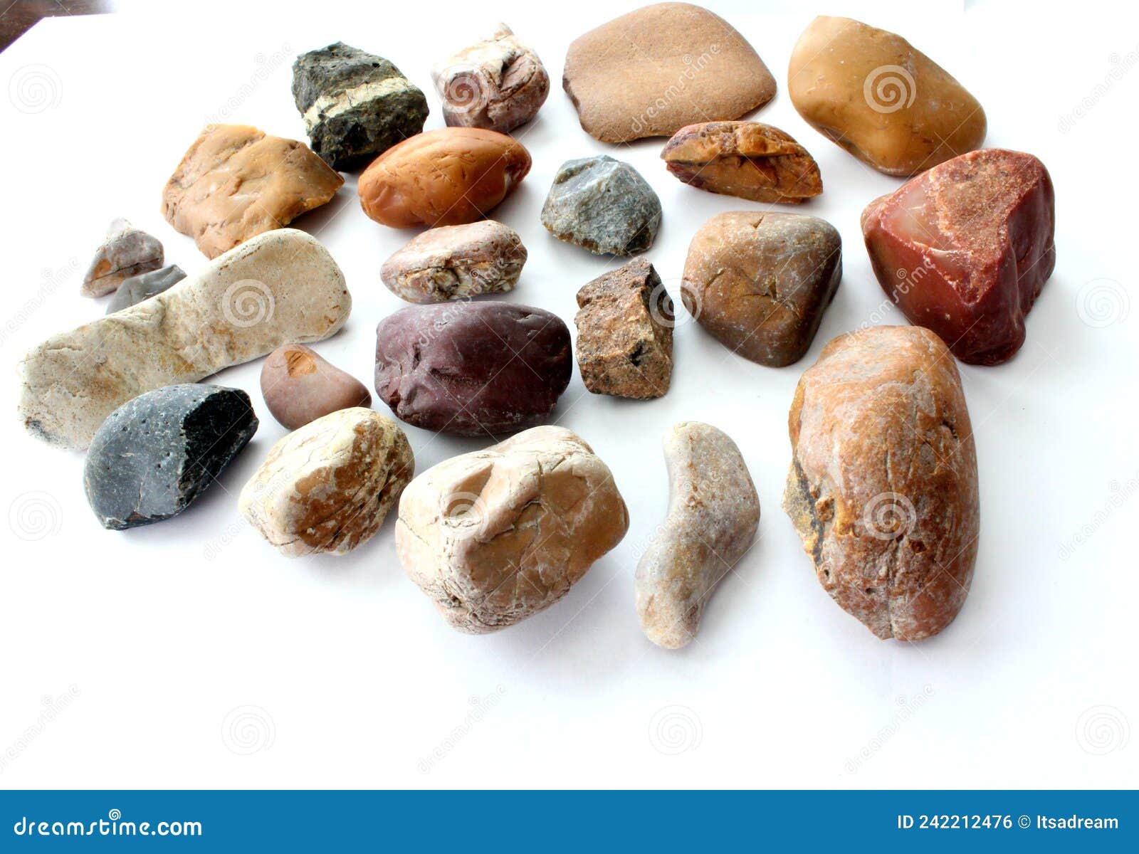 Rocks on a White Background Stock Photo - Image of isolated, rocks ...