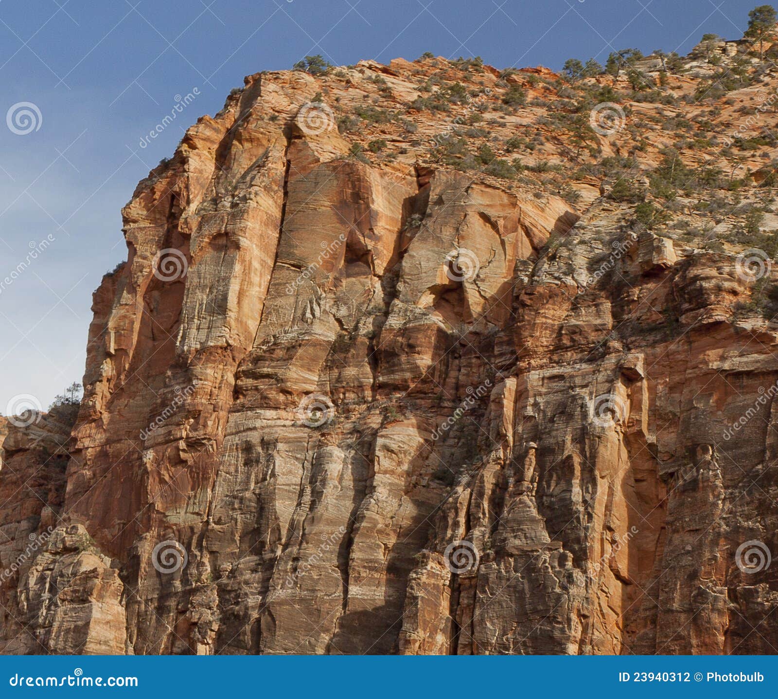 The Rocks of Zion National Park, Utah Stock Photo - Image of mineral ...
