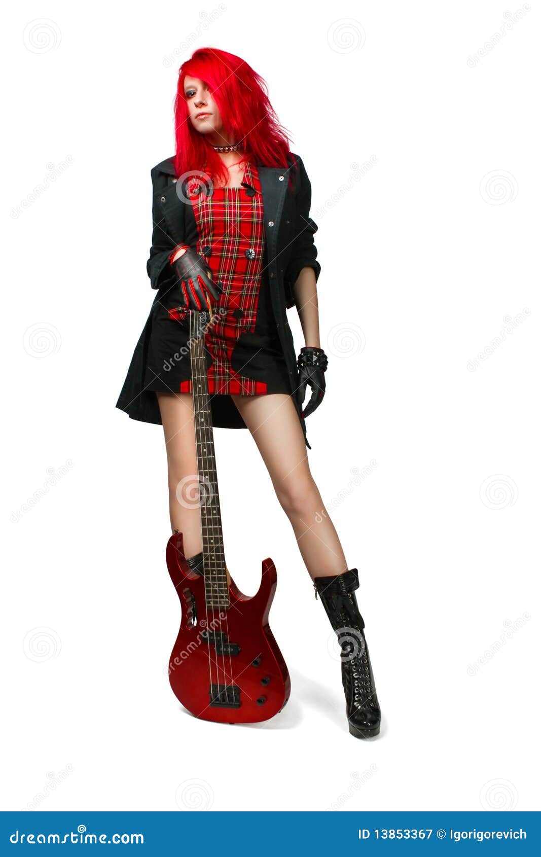 Rockstar stock image. Image of isolated, cute, instrument - 13853367
