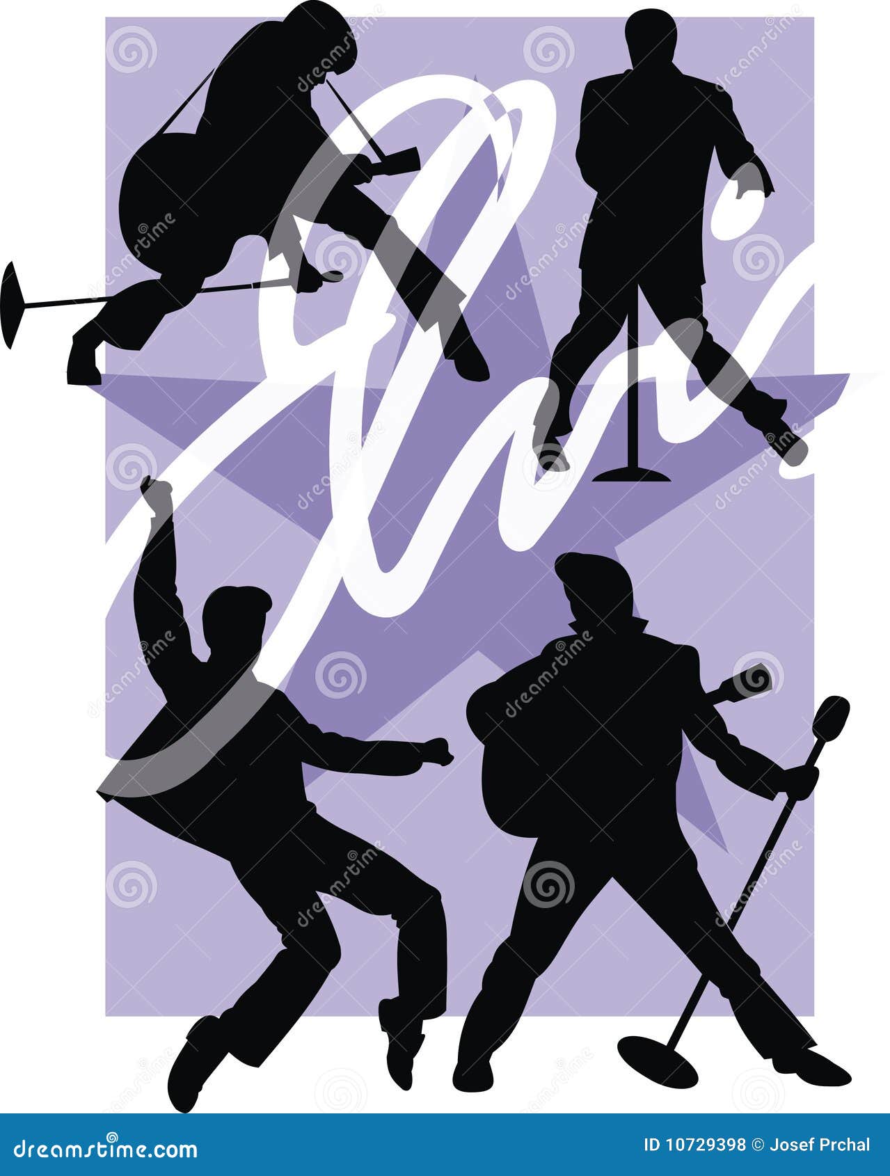 Rockstar Illustration Head Man Face Musician For Tshirt Cartoon Vector ...