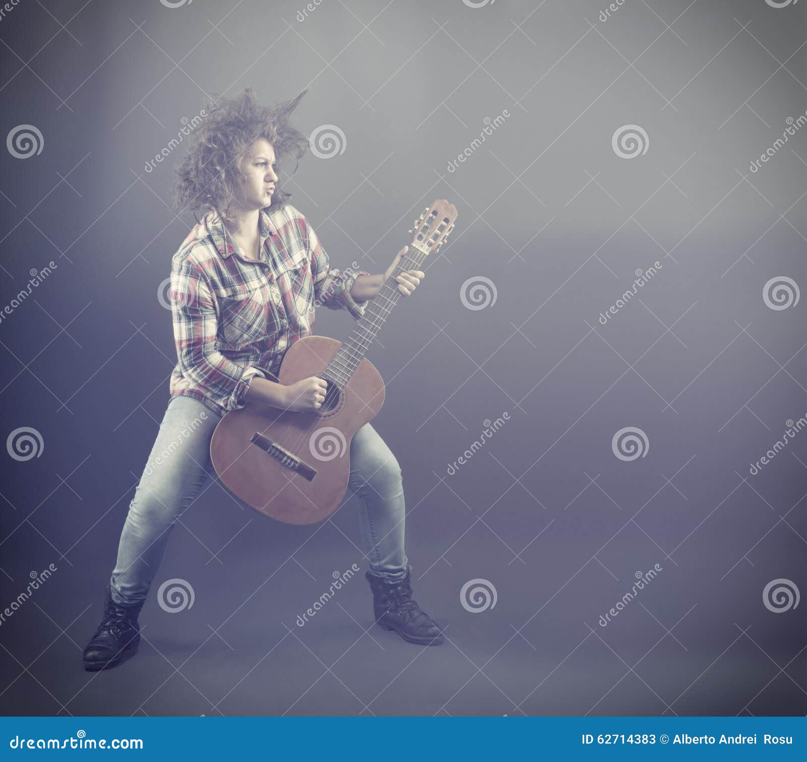 Rockstar stock image. Image of solo, concert, girl, instrument - 62714383