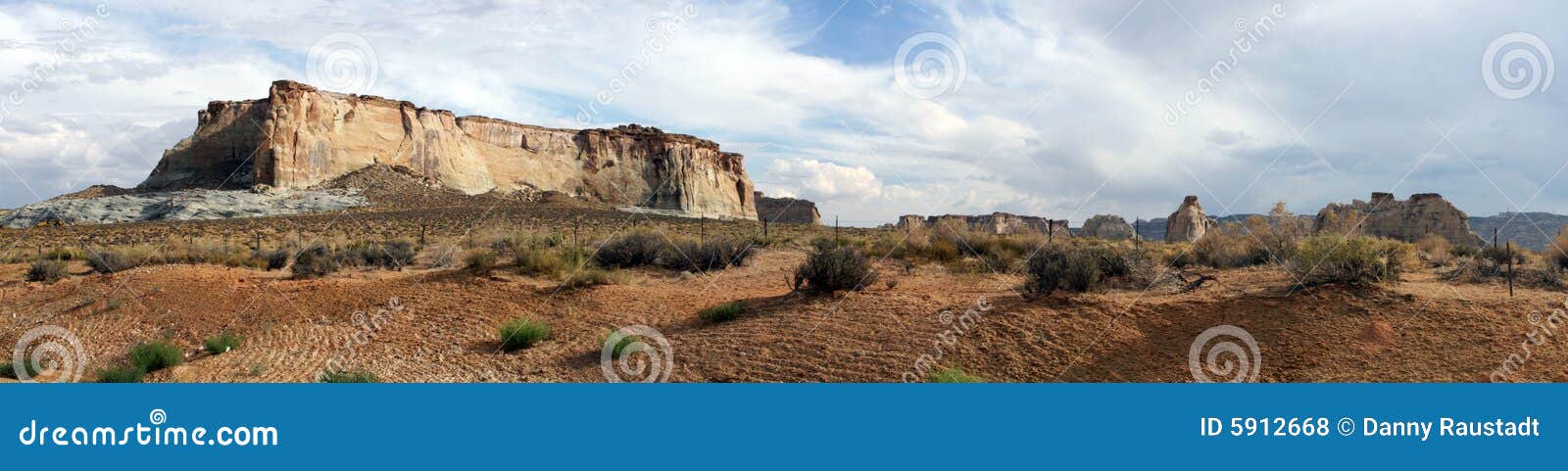 Rocky Arizona Mountain Plateau Panorama Stock Photo - Image of frontier ...