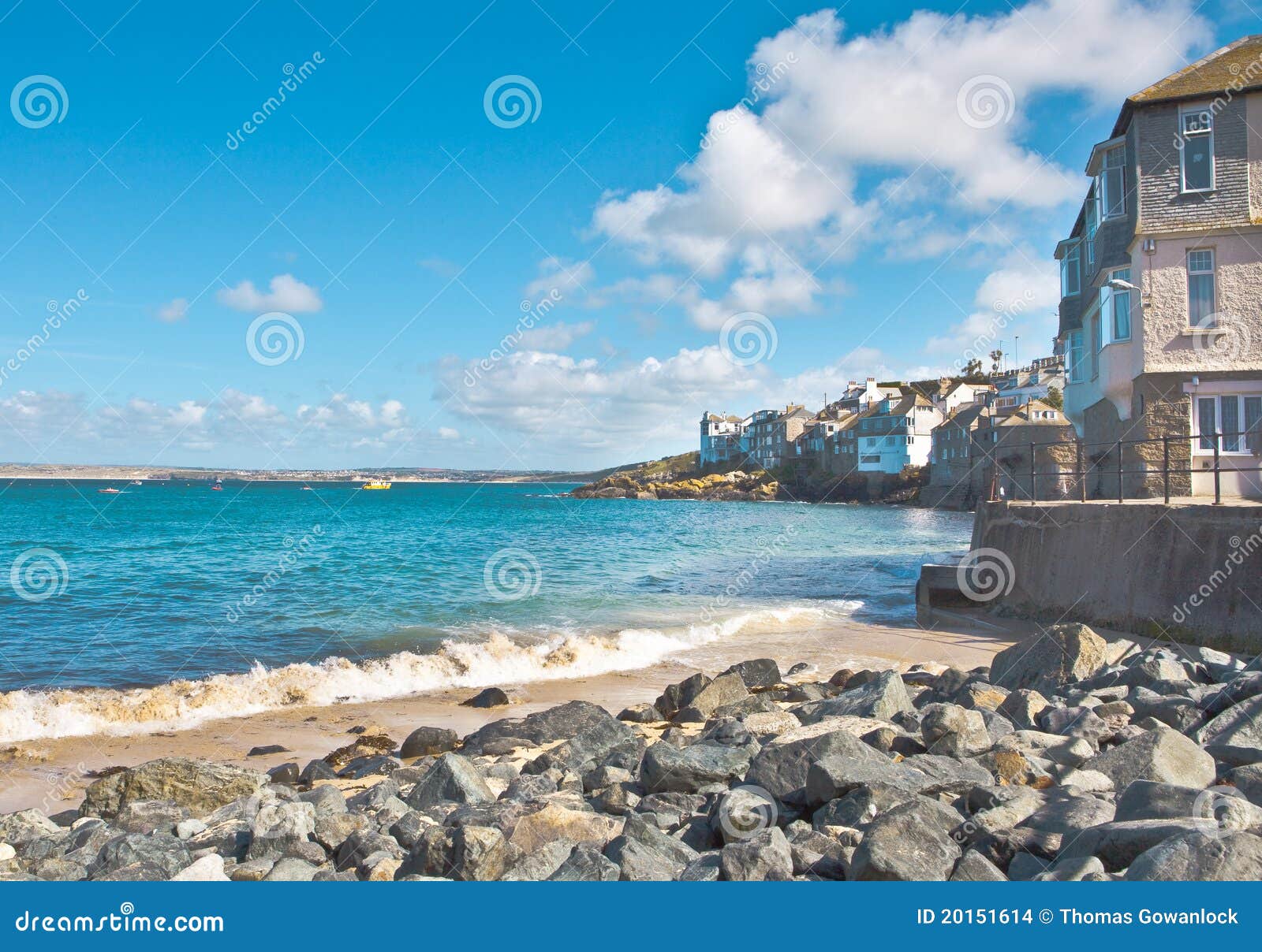 Rocky bay stock photo. Image of harbour, sunshine, historical - 20151614