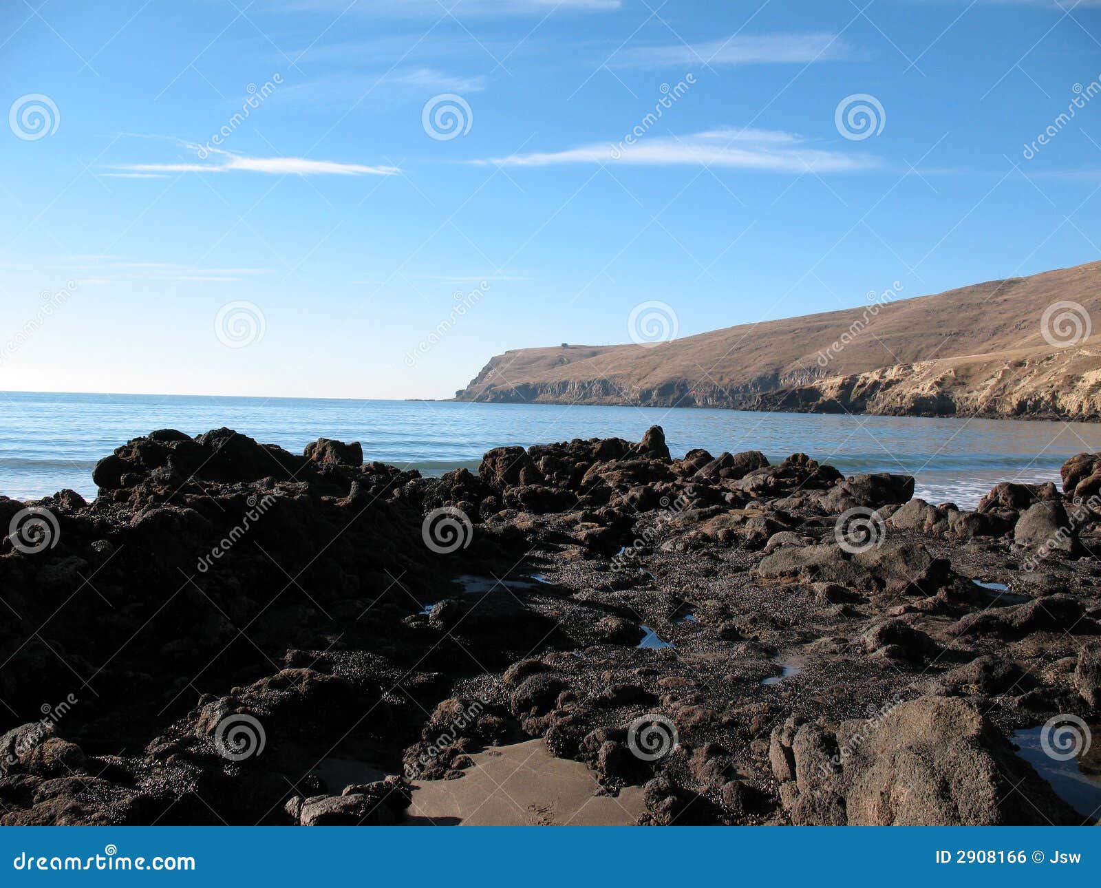 Rocky Bay stock photo. Image of isolated, coastal, rocky - 2908166