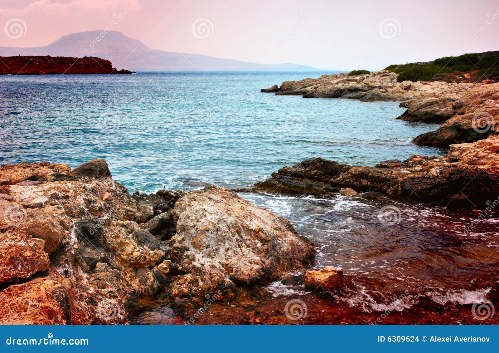 Rocky bay stock photo. Image of landscape, rock, mountain - 6309624