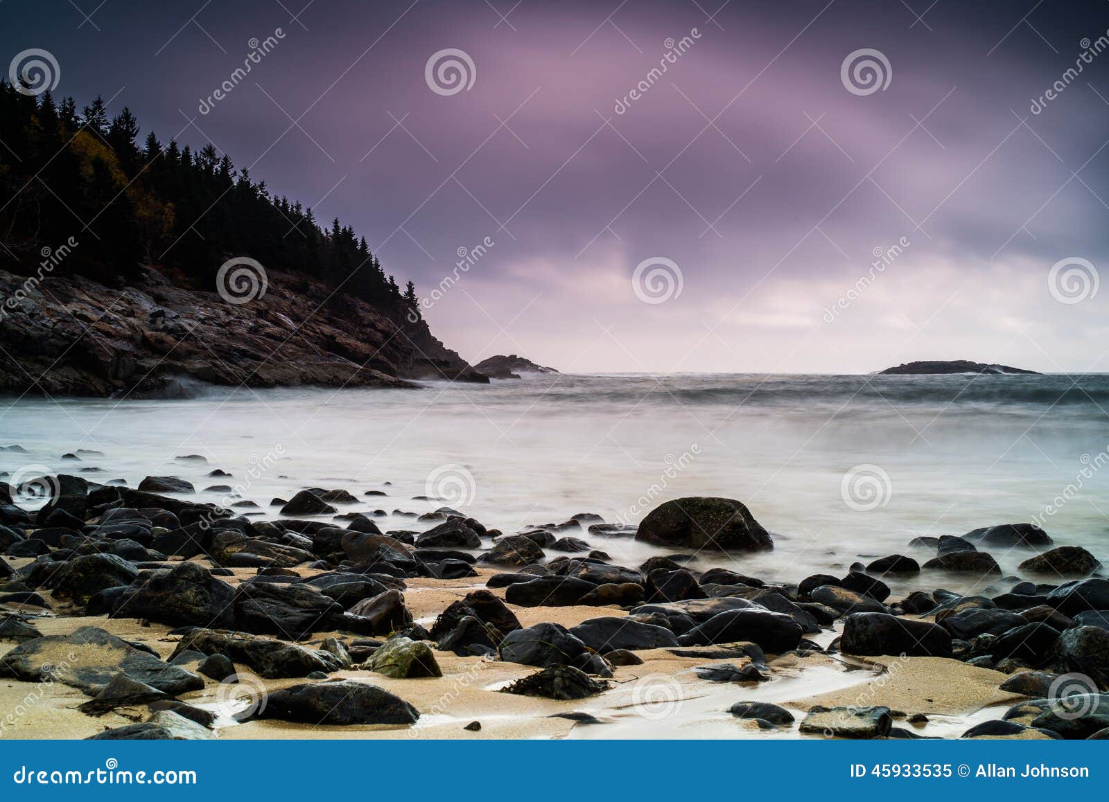 Rocky Beach stock image. Image of coastline, cloudy, clean - 45933535