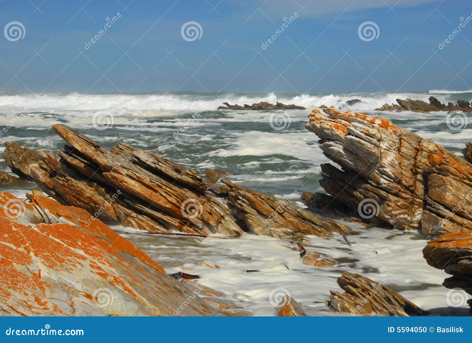 Rocky Beach of Cape Agulhas Stock Photo - Image of agulhas, mantle: 5594050