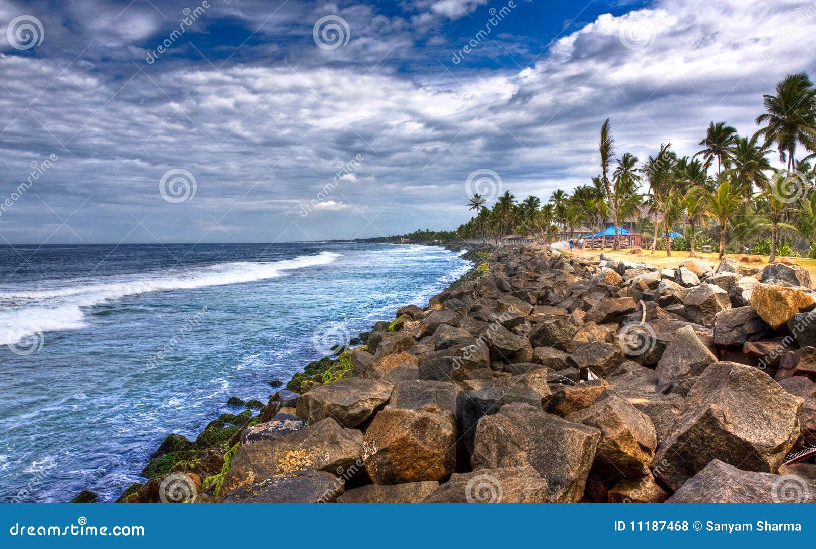 Rocky Beach [HDR] stock photo. Image of nature, scenery - 11187468