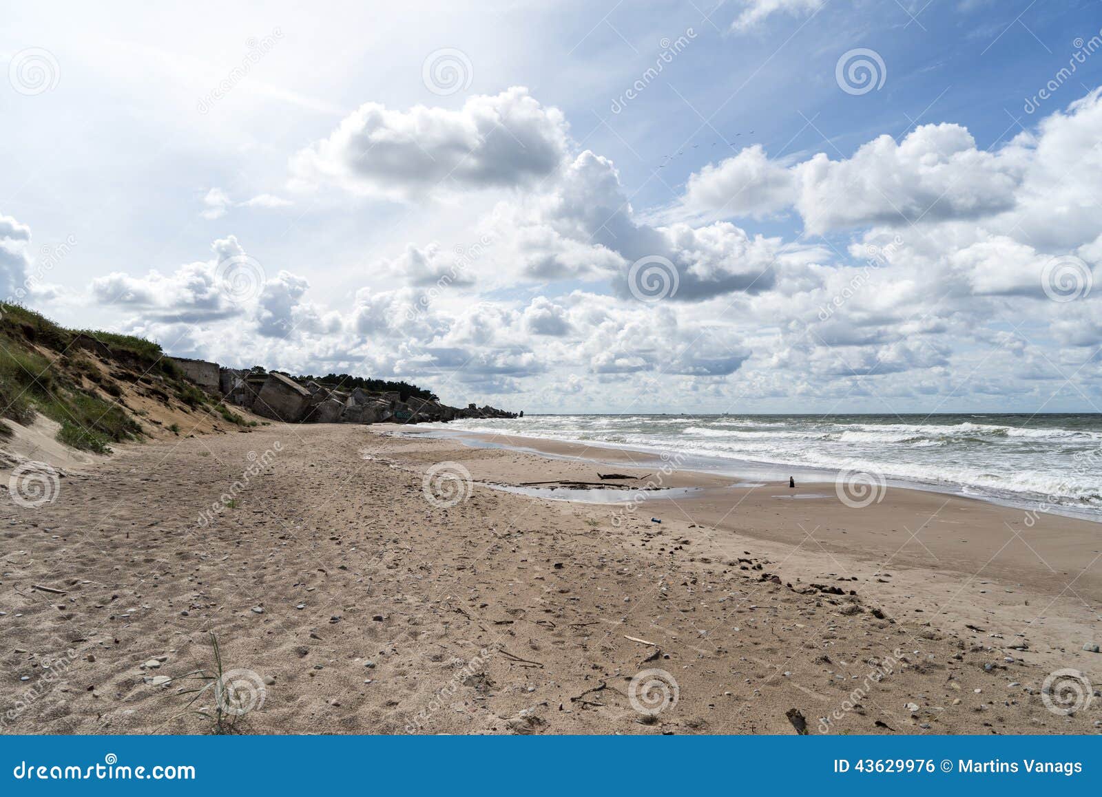 Rocky Beach with High Waves Stock Photo - Image of rocks, background ...