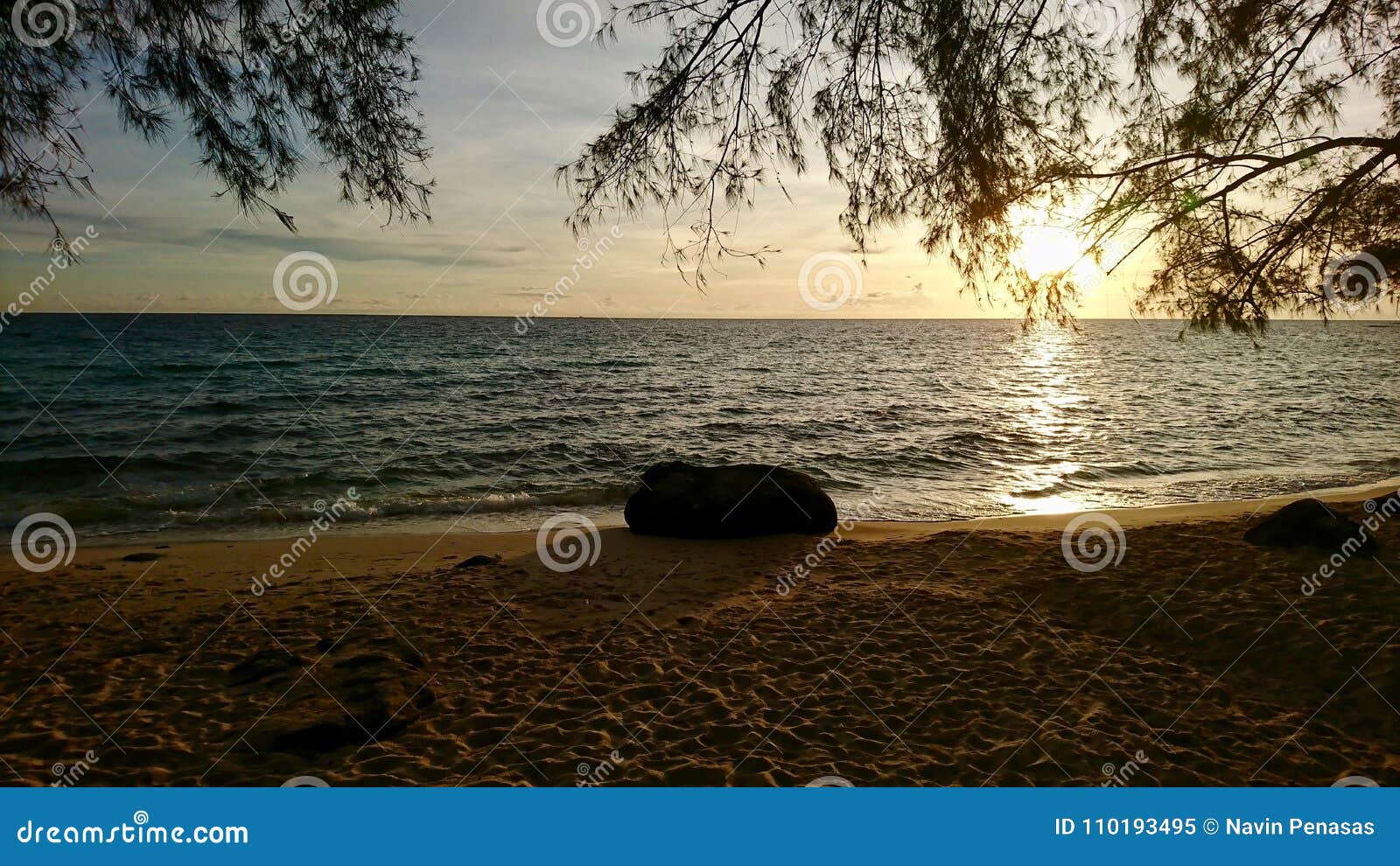 Big Stone stock image. Image of rocky, beachfront, stone - 110193495