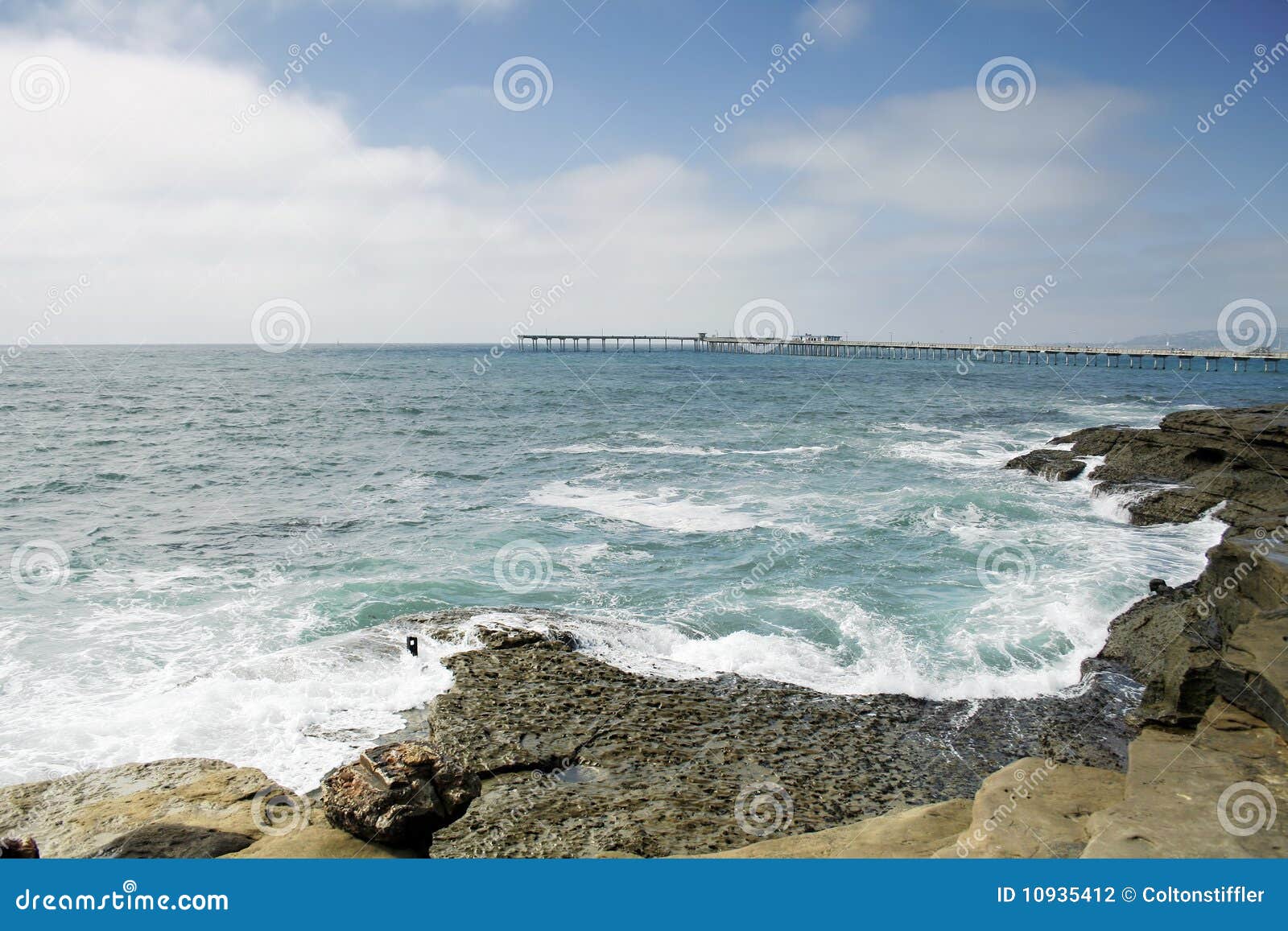Rocky Beach Setting stock photo. Image of california - 10935412