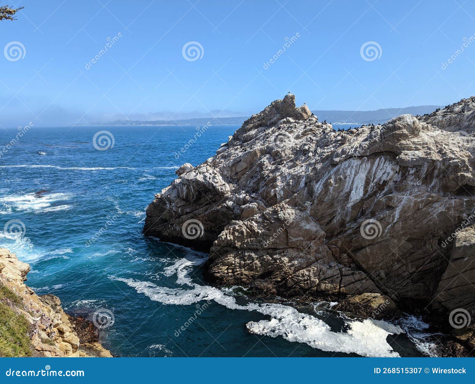 Cliff View on the Beach on a Sunny Day Stock Image - Image of tropical ...