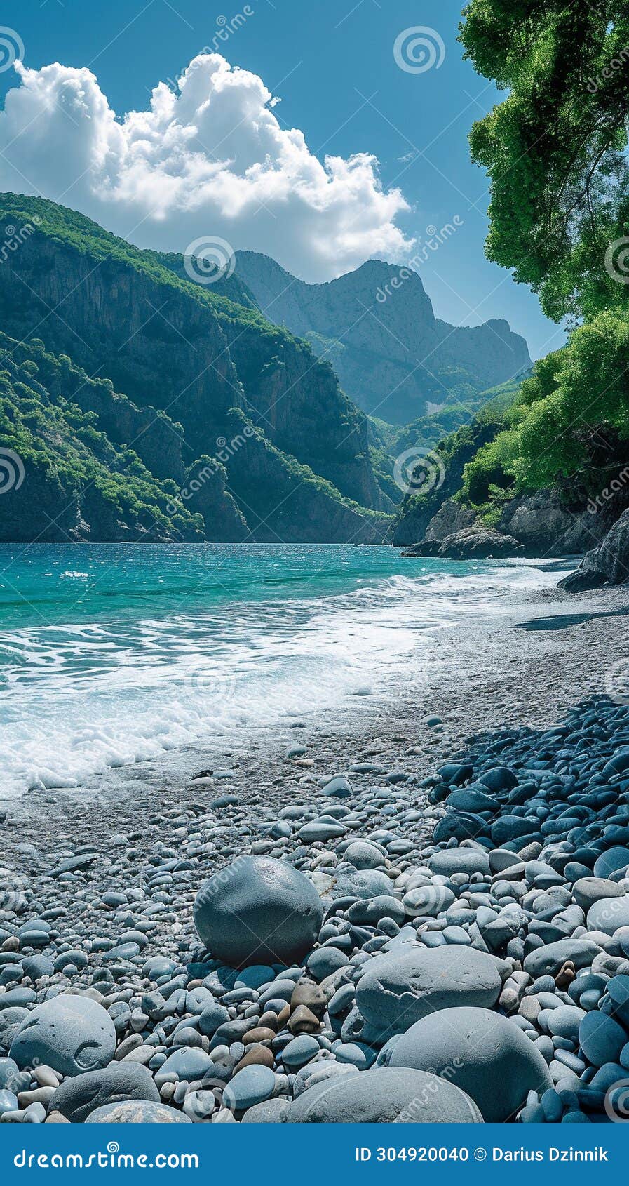 Rocky Cliffs and Rocky Beaches. AI Generative Stock Illustration ...