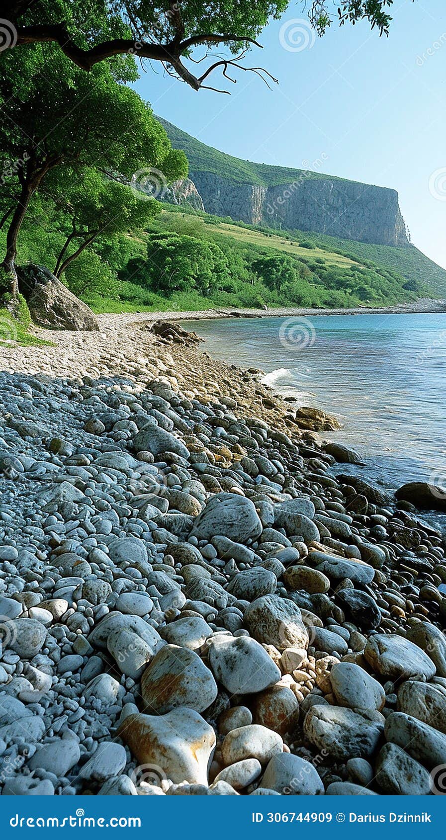 Rocky Cliffs and Rocky Beaches. AI Generative Stock Illustration ...