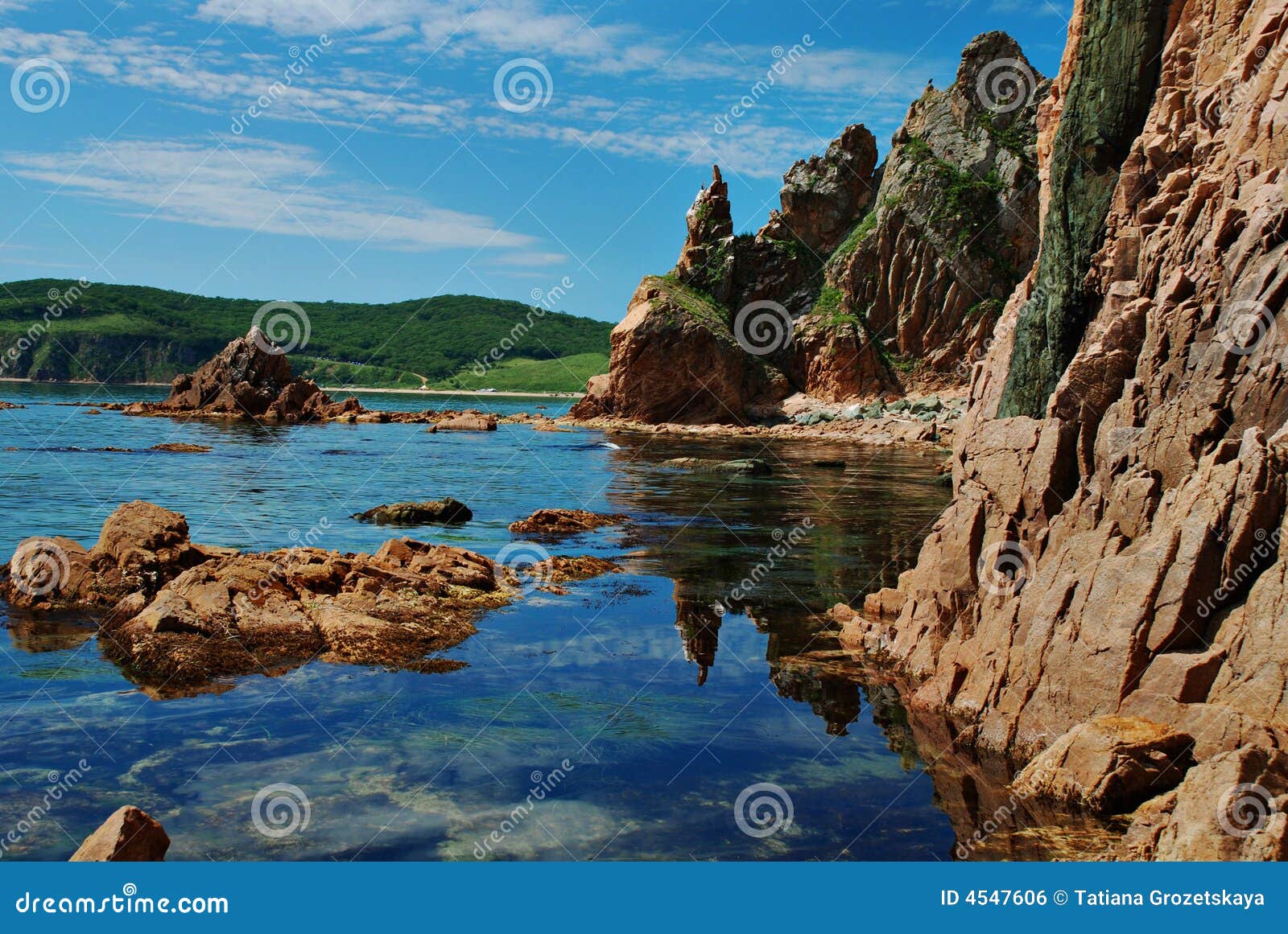 Rocky coast stock photo. Image of beautiful, panorama - 4547606