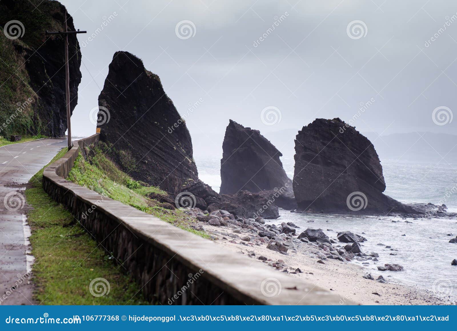 Rocky Coast of Batanes, Philippines Stock Photo - Image of rock ...