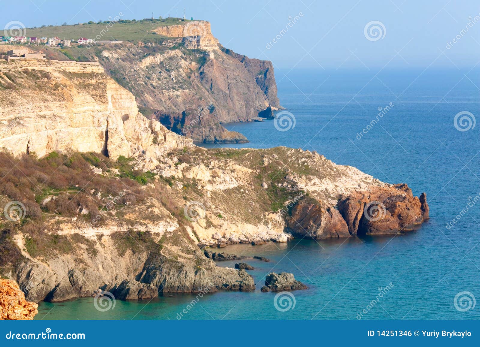 Rocky coast view stock photo. Image of beautiful, water - 14251346