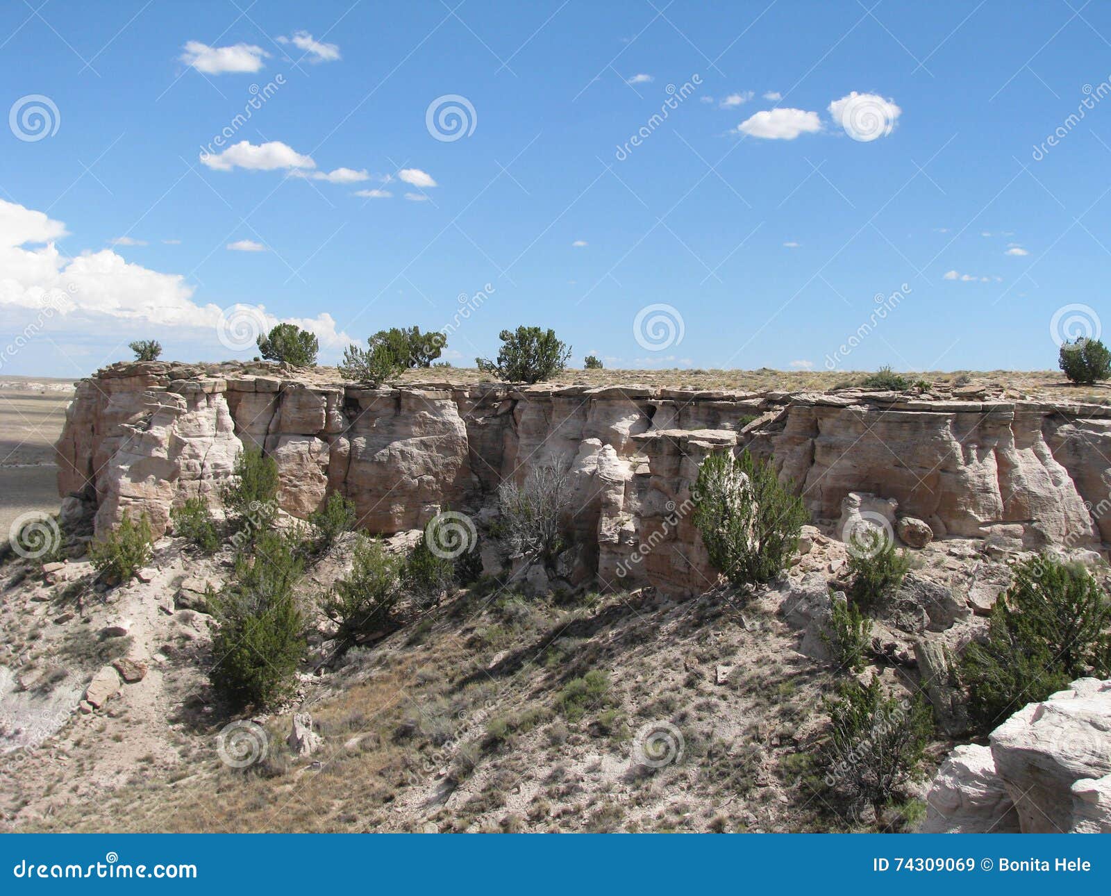 Rocky Crag In The Arid Greek Countryside Royalty-Free Stock Photo ...
