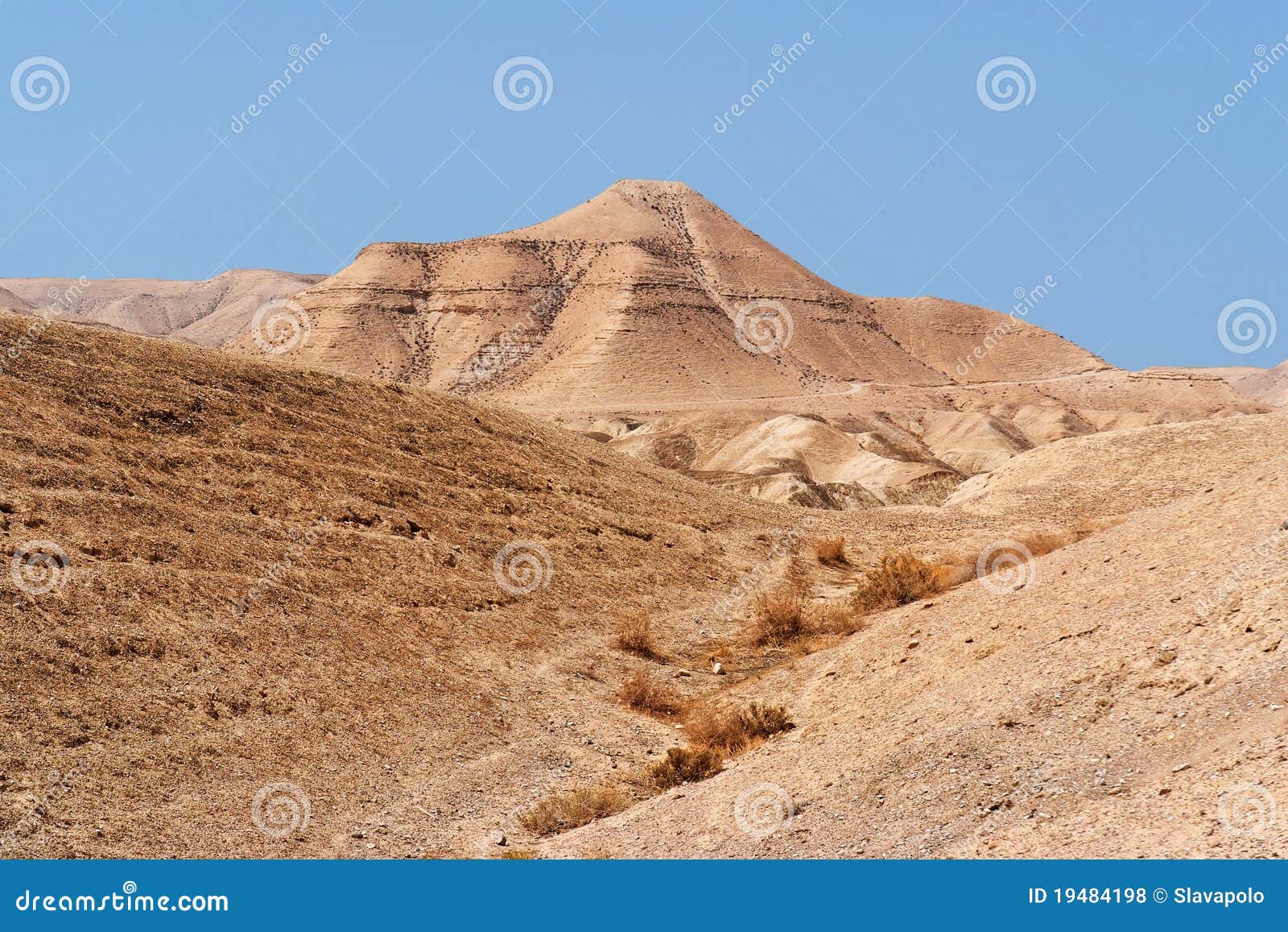 Rocky desert landscape stock photo. Image of desert, sandstone - 19484198
