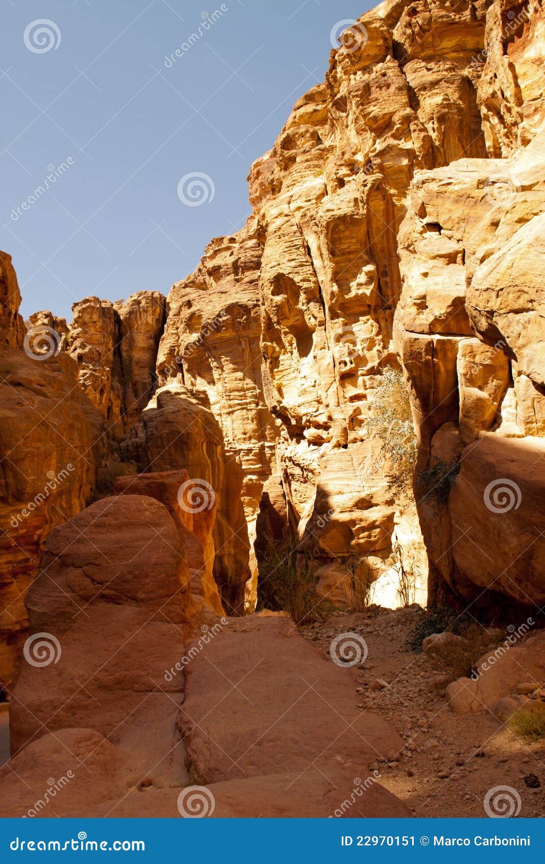 Rocky Desert of Southern Jordan Stock Image - Image of petra, landscape ...