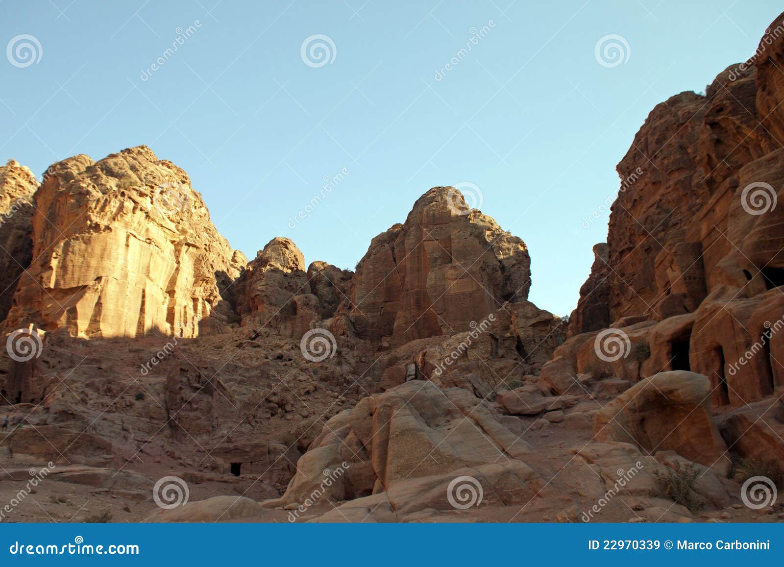 Rocky Desert of Southern Jordan, Asia Stock Image - Image of bedouin ...