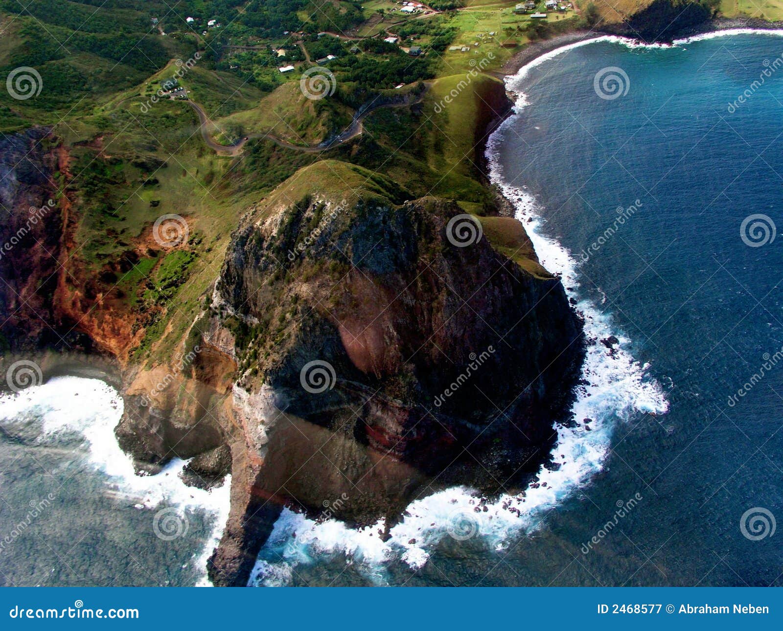 Rocky Edge of Maui stock image. Image of mountain, maui - 2468577