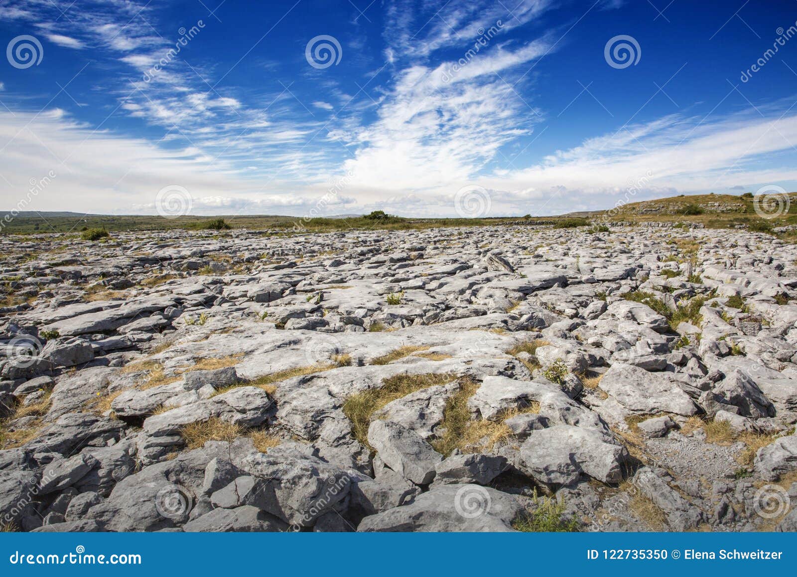 Rocky Field in County Clare Stock Photo - Image of burren, europe ...