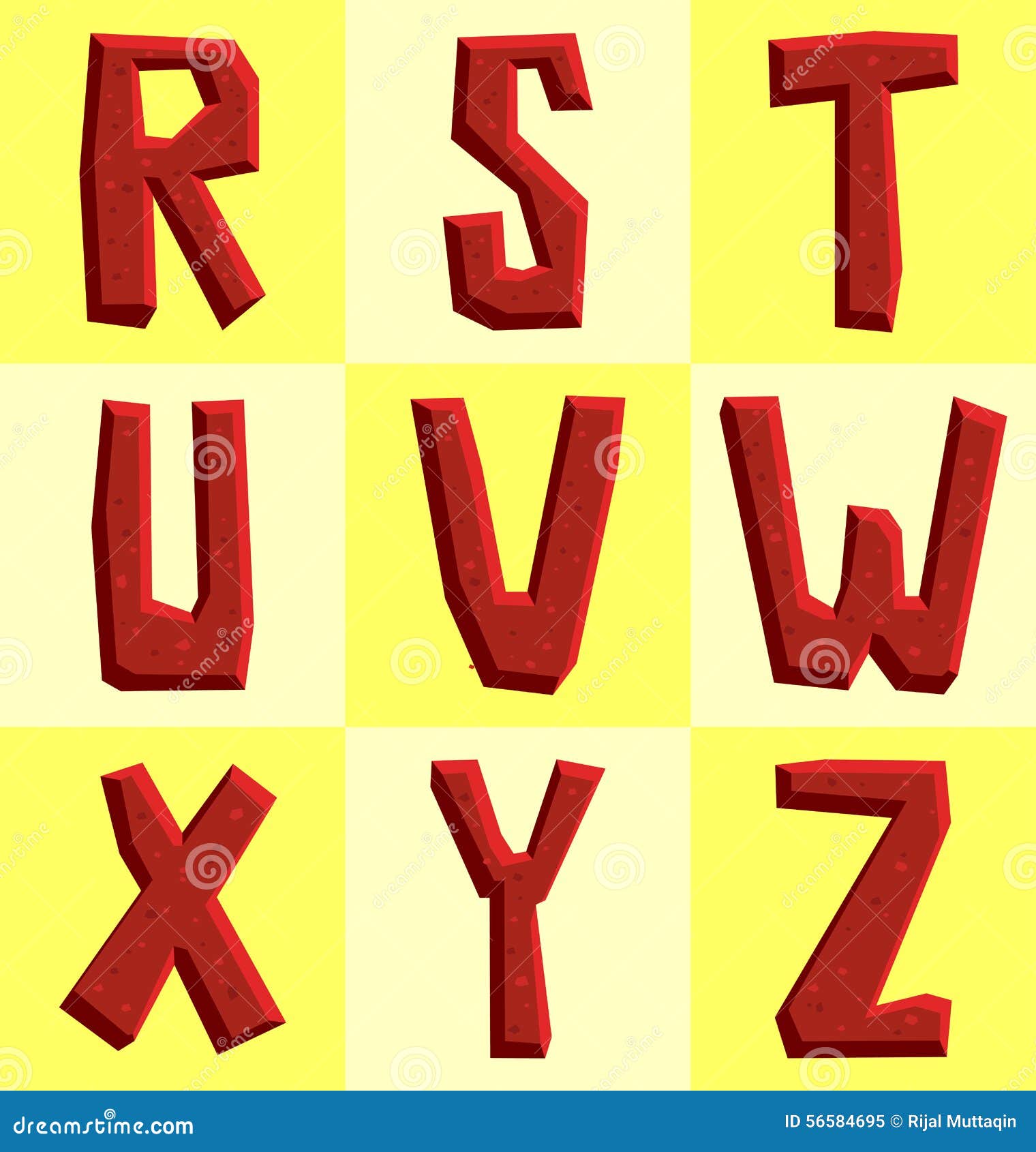 Rocky font stock vector. Illustration of rock, abstract - 56584695