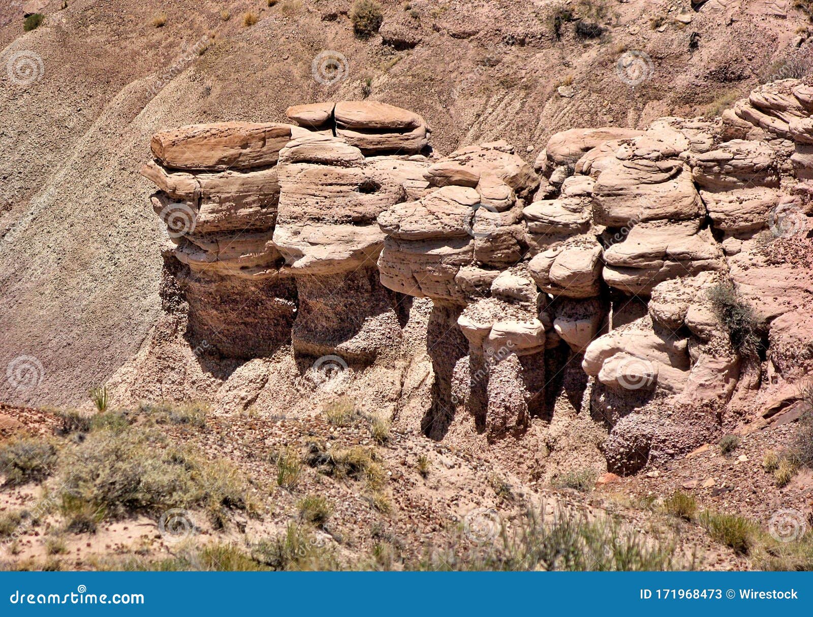 Rocky formation stock image. Image of hillside, hill - 171968473