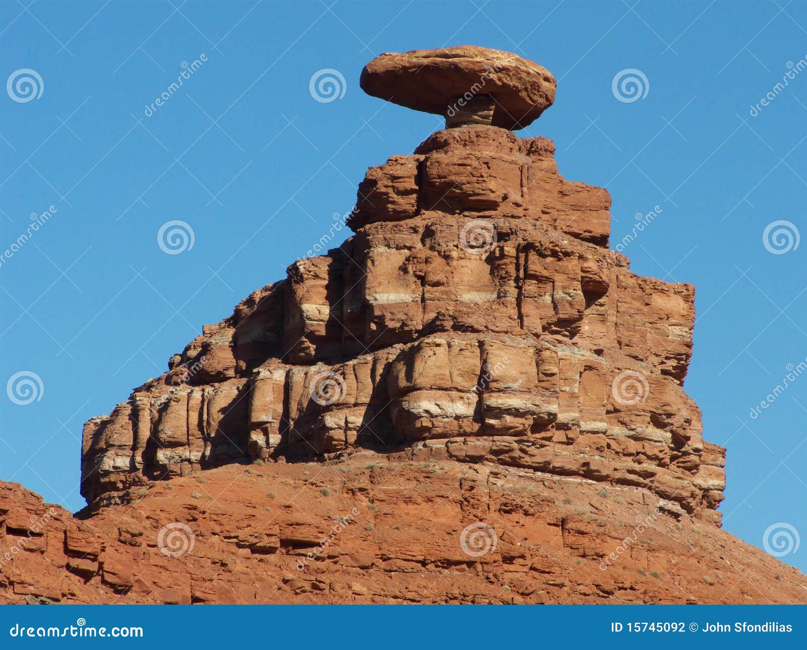 Rocky Hat stock photo. Image of blue, formation, rock - 15745092