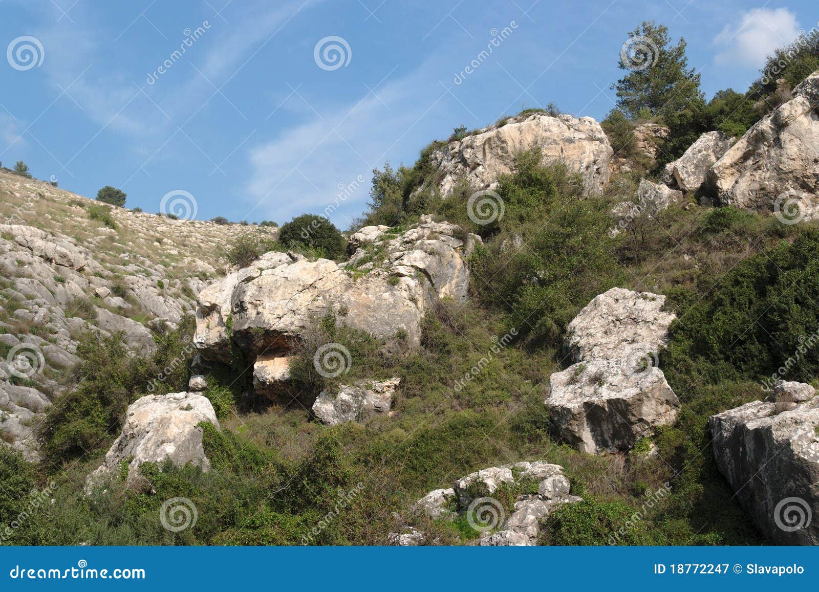 Rocky hill landscape stock image. Image of east, hills - 18772247