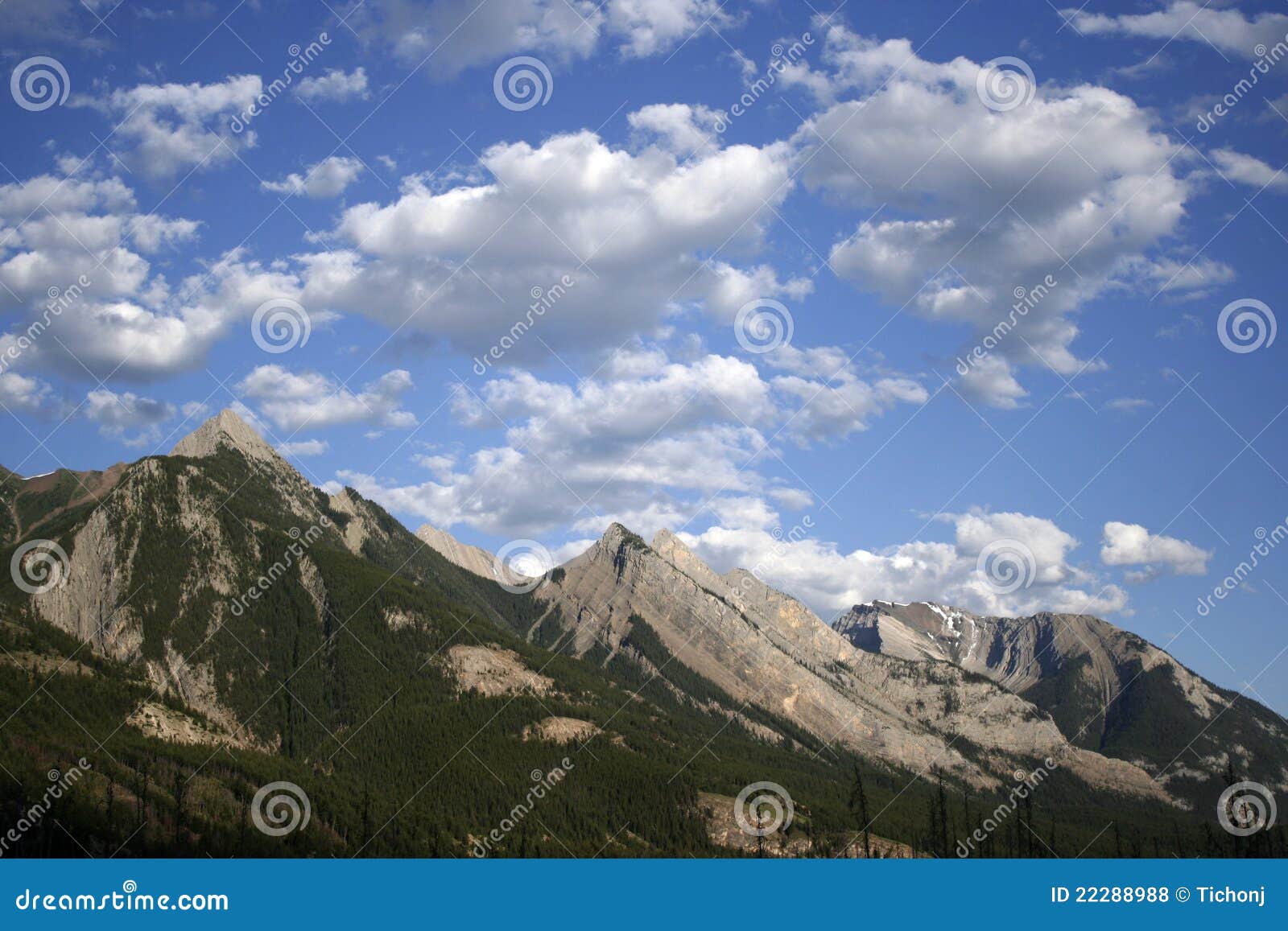 Rocky Hogback stock photo. Image of park, panorama, canada - 22288988